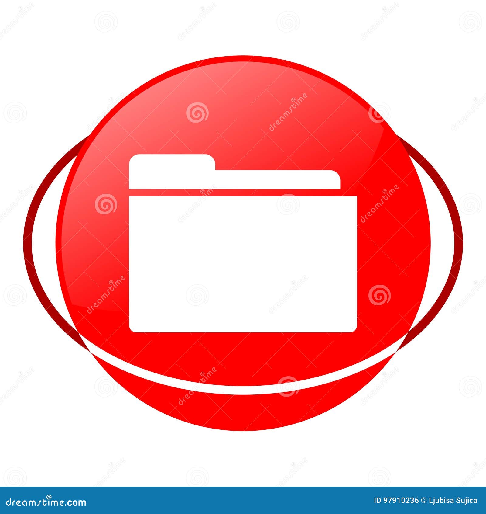 File Vector Illustration, Red Icon Stock Vector - Illustration of ...