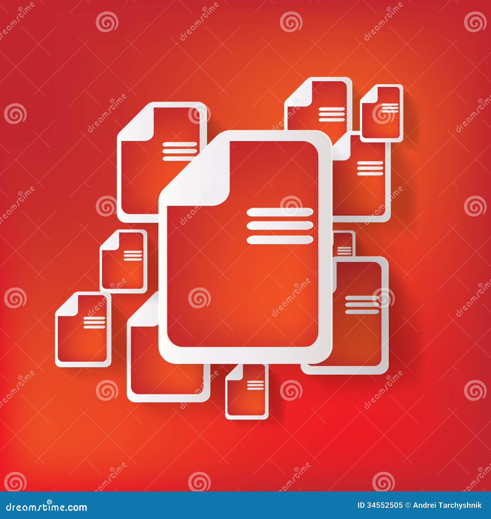 File web icon stock vector. Illustration of search, colorful - 34552505