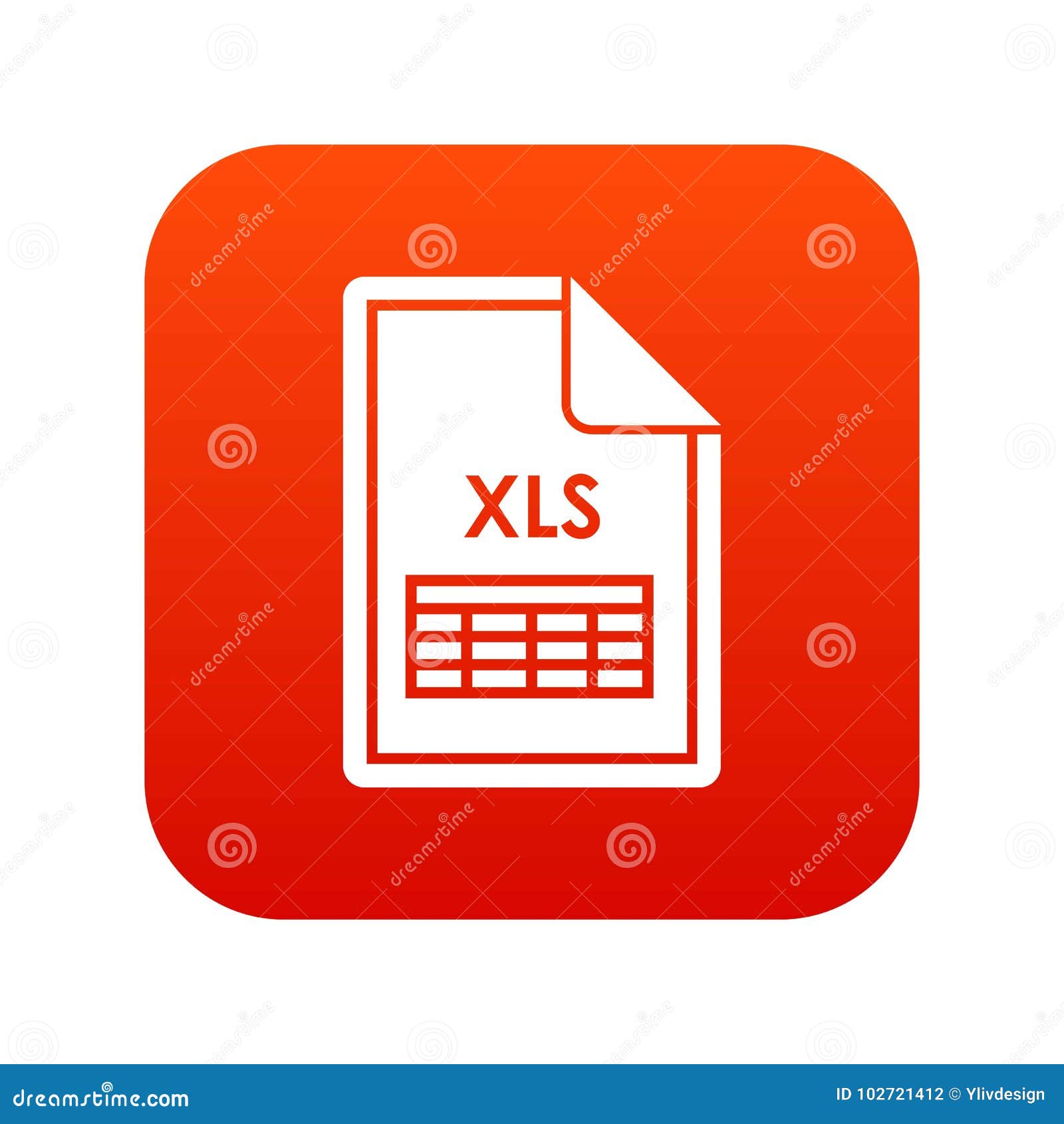 File XLS icon digital red stock vector. Illustration of software ... File XLS icon digital red stock vector. Illustration of software ...