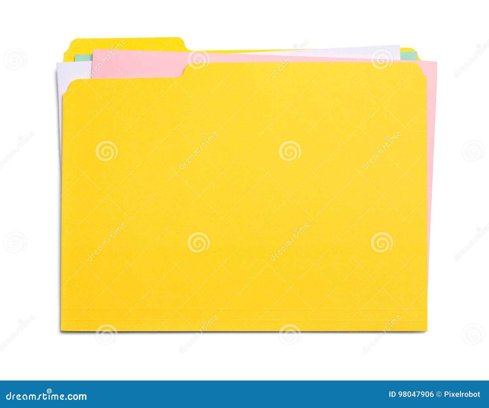File Yellow Messy stock photo. Image of space, papers - 98047906