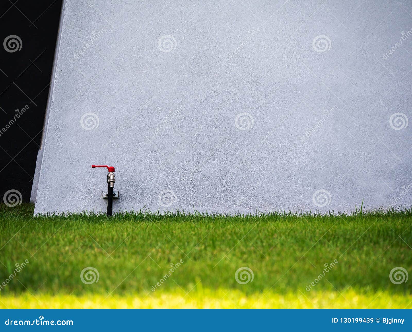 The Filed Tap or Supatap in the Field Stock Image - Image of concrete ...