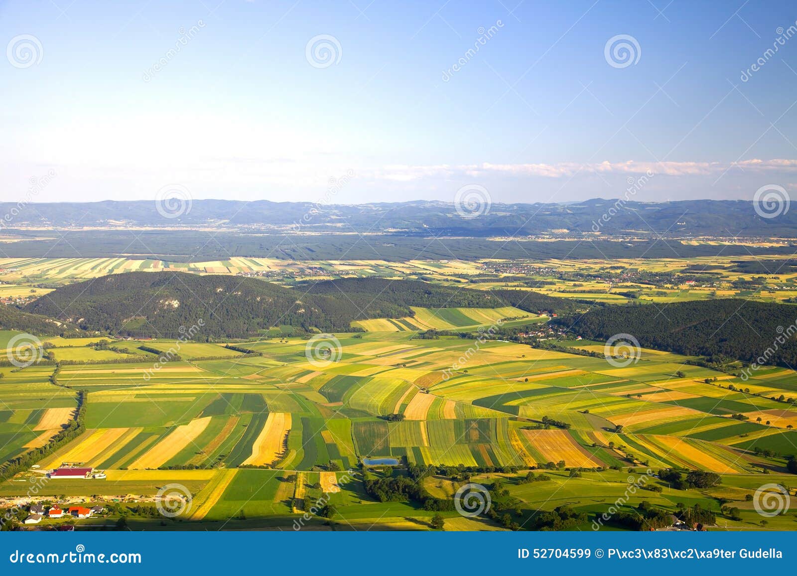 Fileds stock image. Image of hohewand, country, agricultural - 52704599