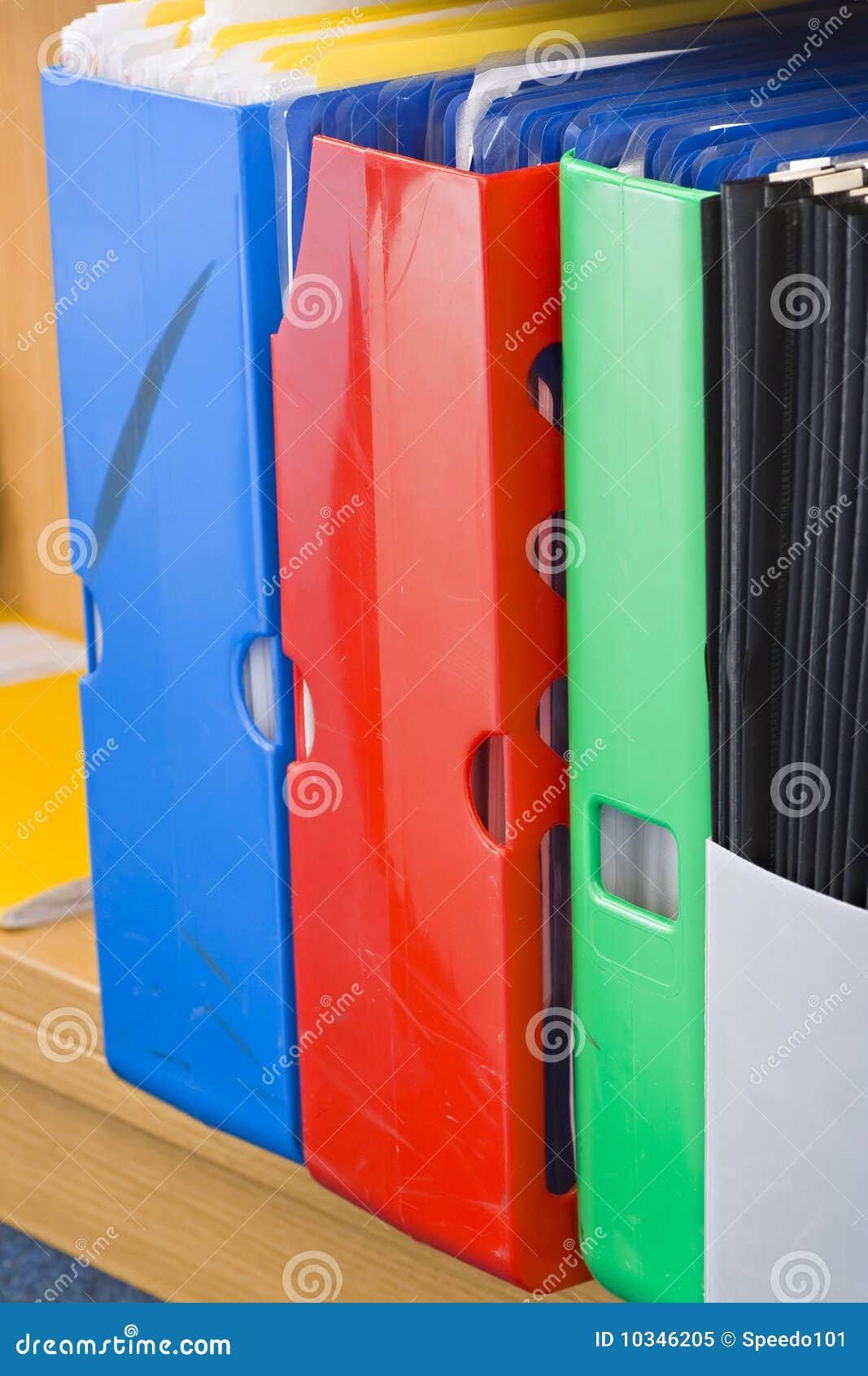 Files stock image. Image of business, colorful, green - 10346205