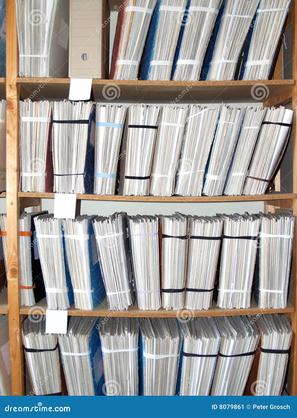 Files stock image. Image of accounting, organization, rack - 8079861