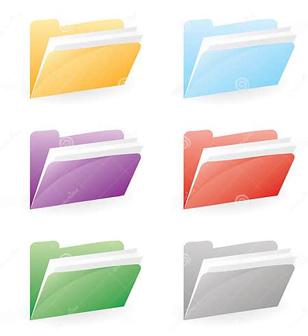 Files stock vector. Illustration of graphic, organize - 9643184