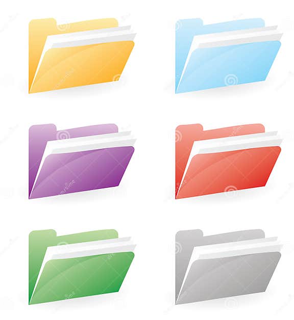 Files stock vector. Illustration of graphic, organize - 9643184