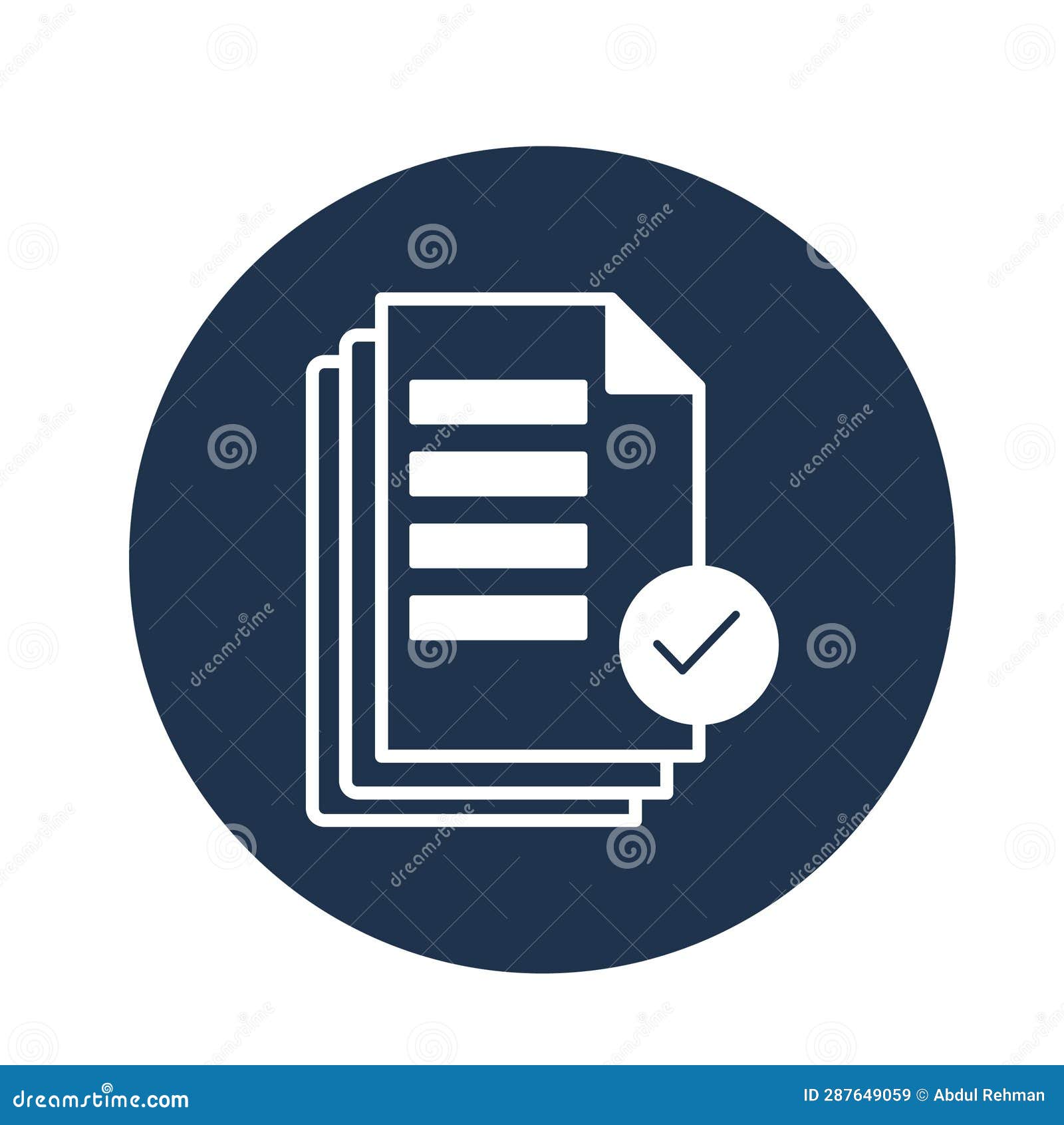Files Accepted Vector Icon Which Can Easily Modify or Edit . Stock ...