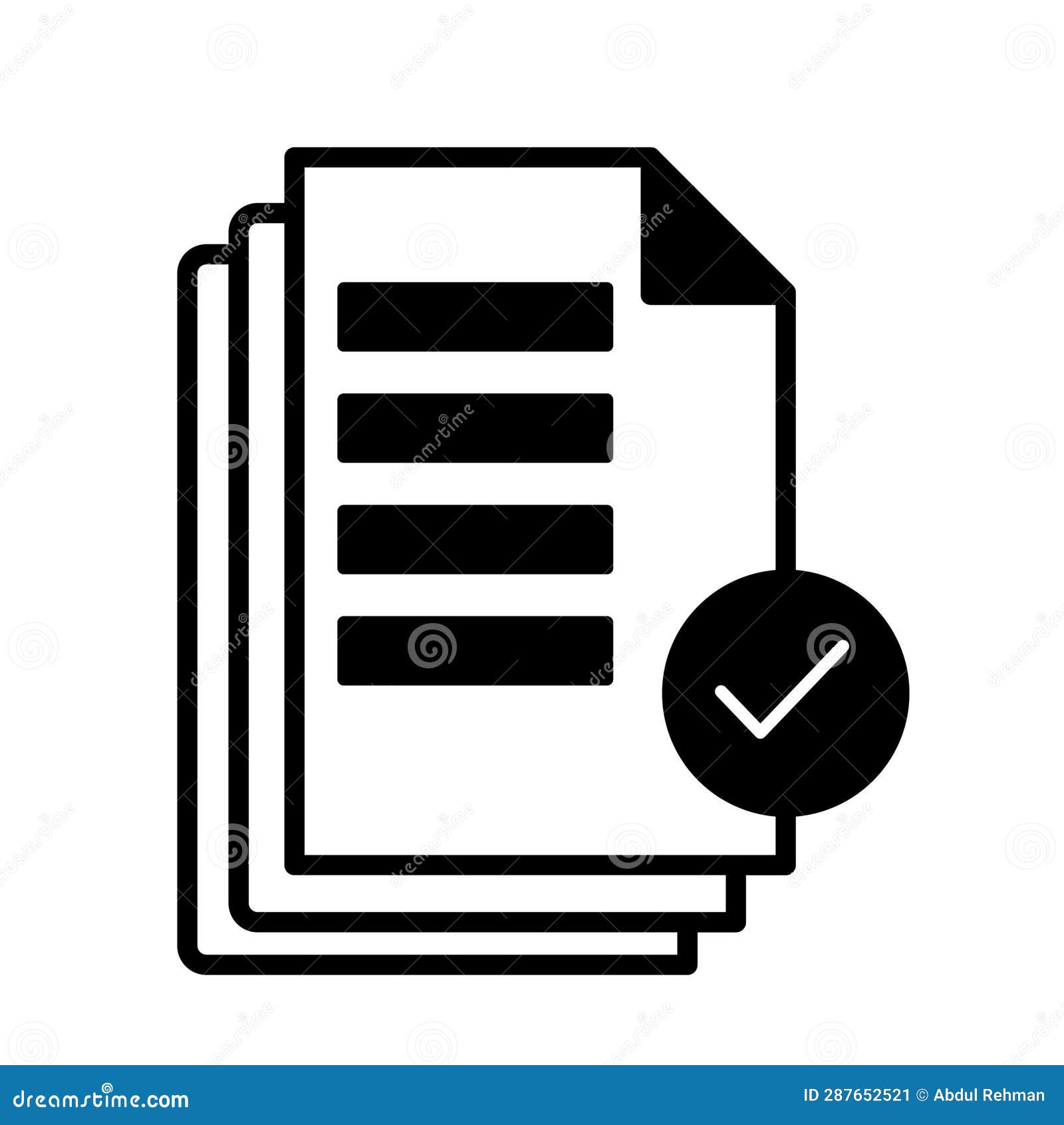 Files Accepted Vector Icon Which Can Easily Modify or Edit . Stock ...