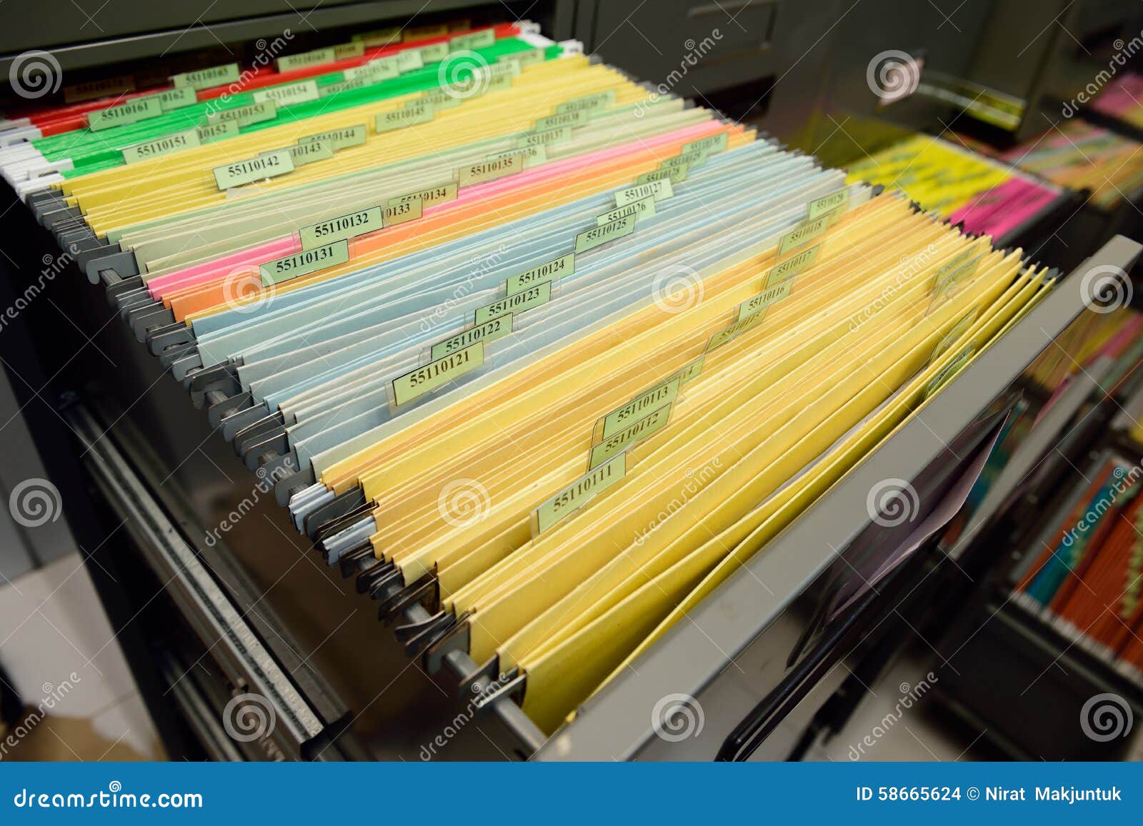 Files stock photo. Image of paperwork, management, working - 58665624