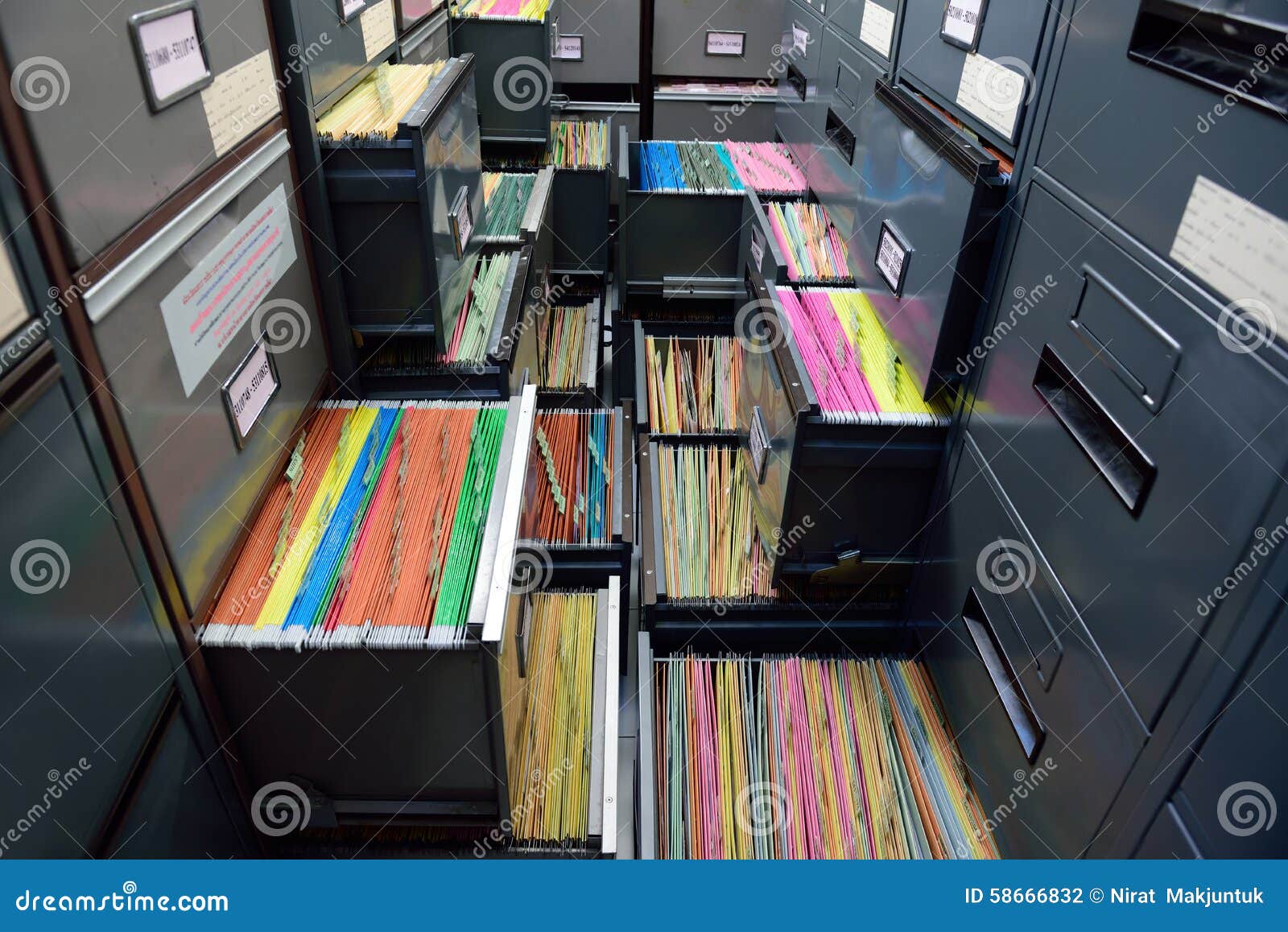 Files stock photo. Image of work, archiving, paper, bureaucracy - 58666832
