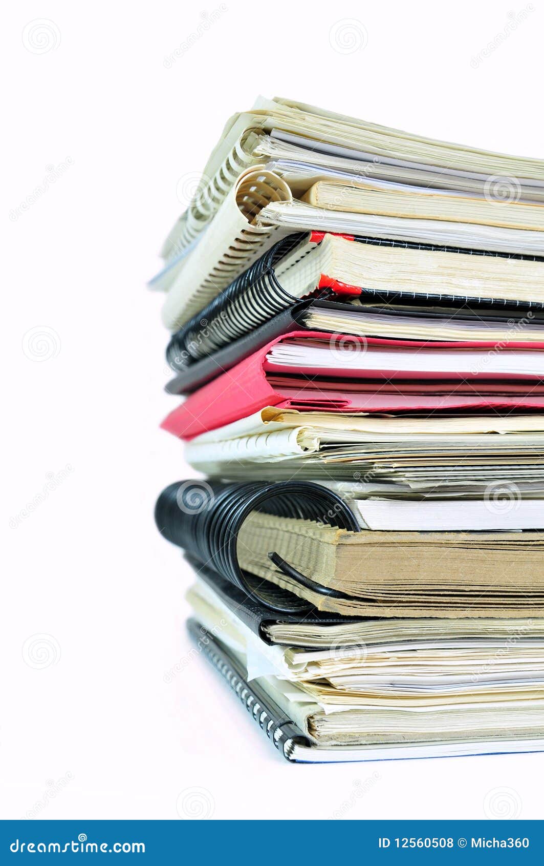 Files and binders stock photo. Image of organisation - 12560508