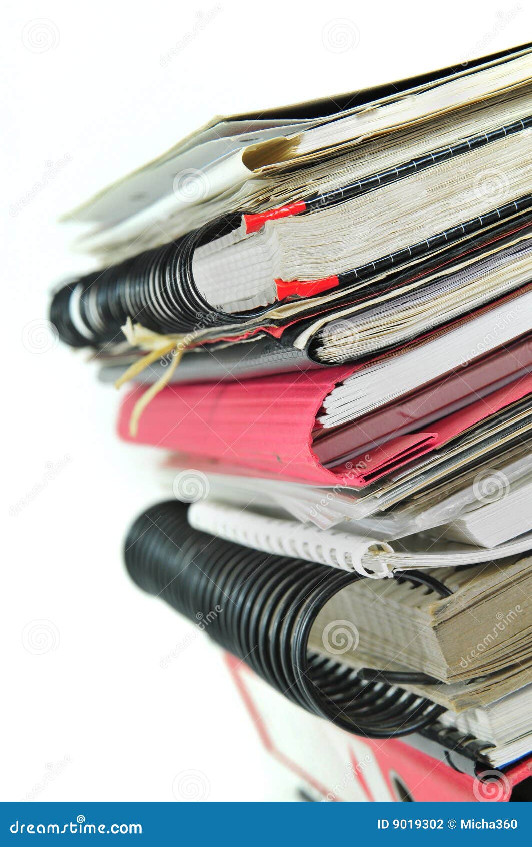 Files and binders stock photo. Image of service, document - 9019302