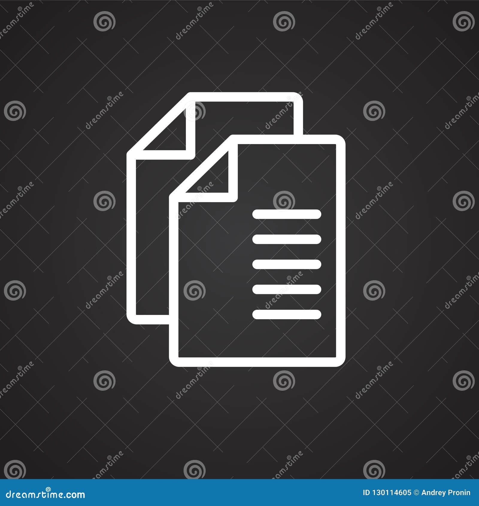 Files on black background stock vector. Illustration of global - 130114605