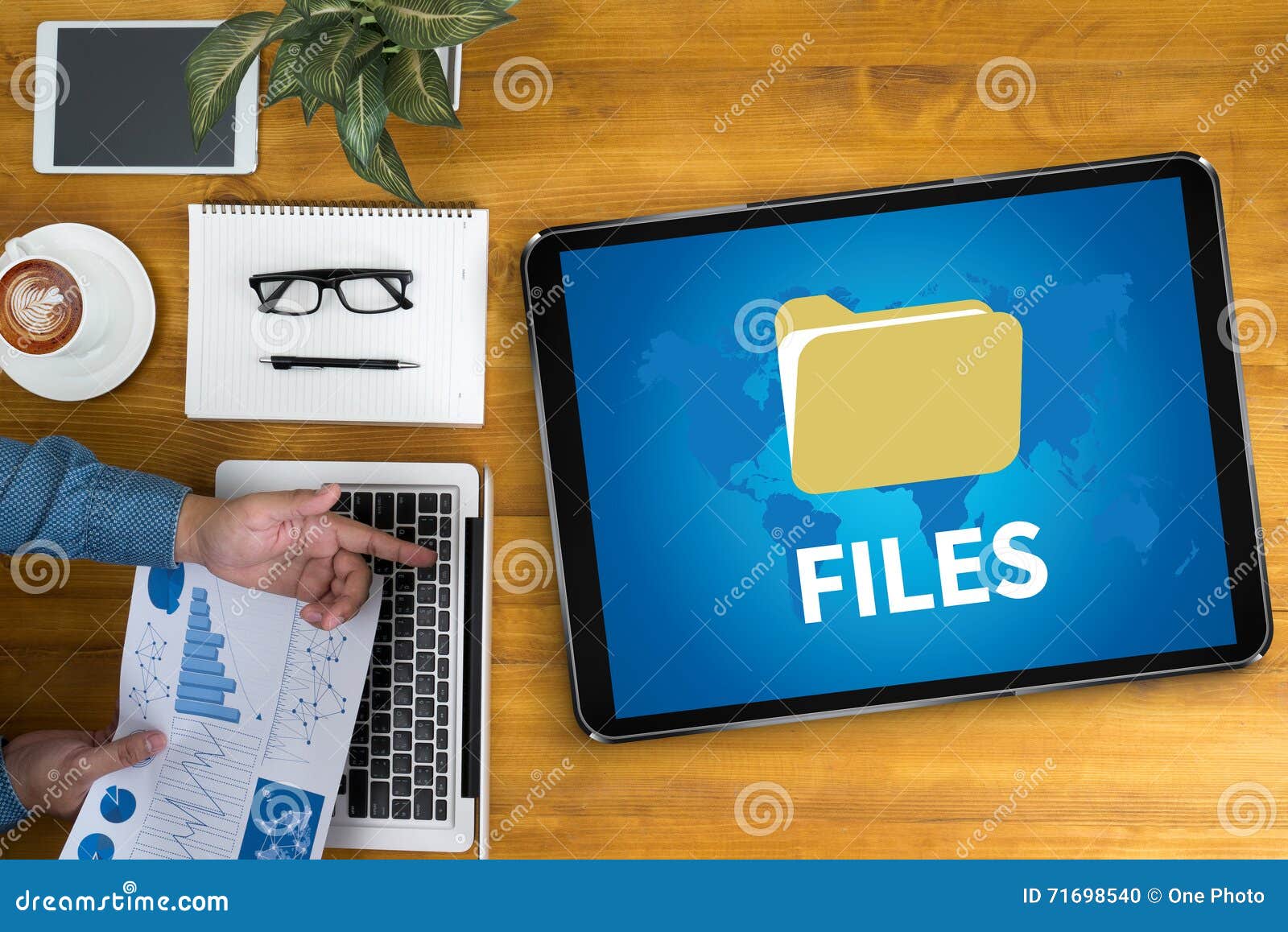 FILES stock photo. Image of networking, corporate, open - 71698540