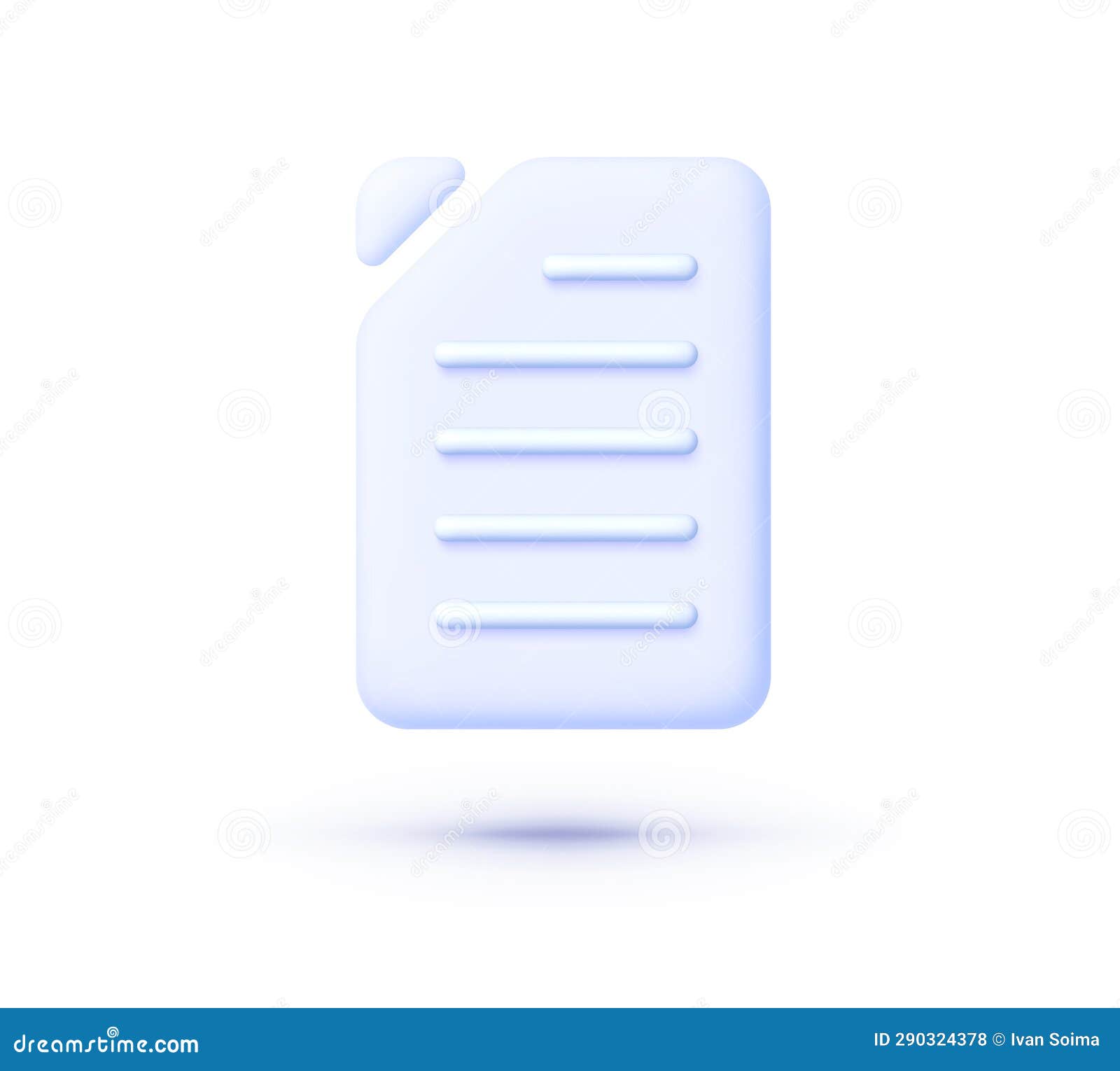 Files 3d Icon for Paper Design. Paper Document Icon. Notepad Icon Stock ...