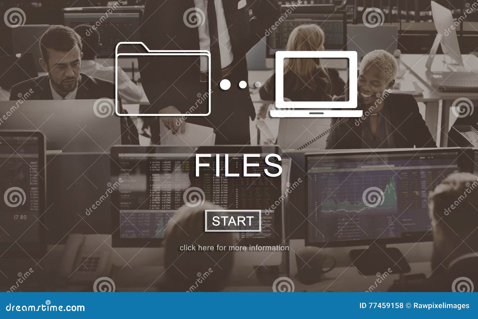 Files Data Information Message Network Share Concept Stock Photo ...
