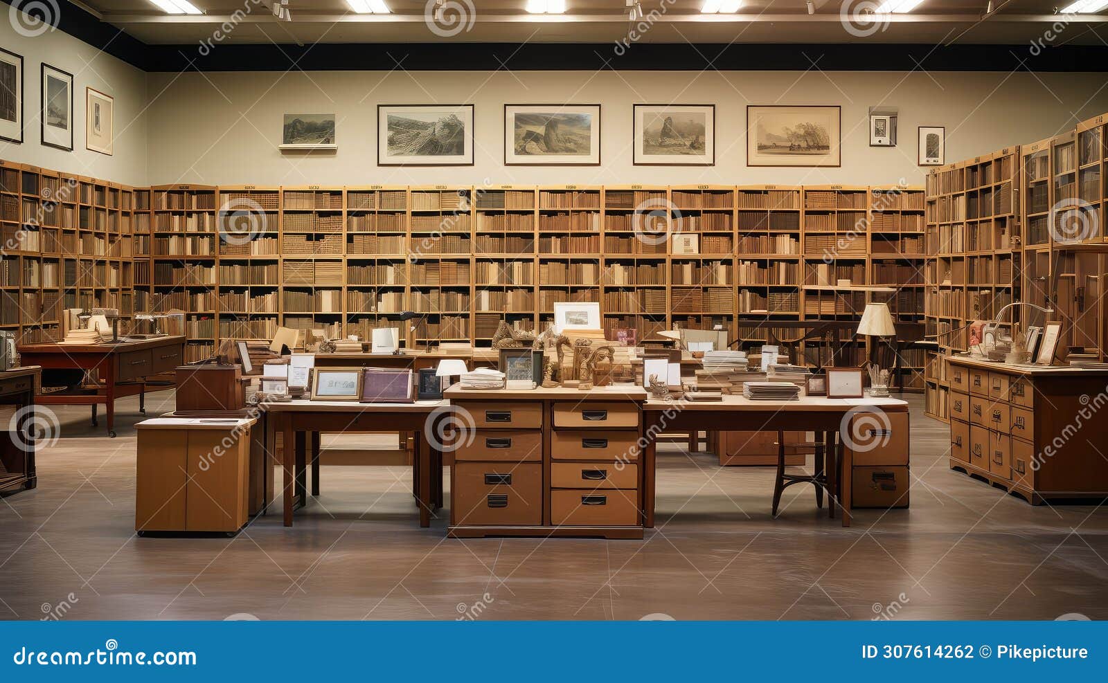 Files document library stock illustration. Illustration of generated ...