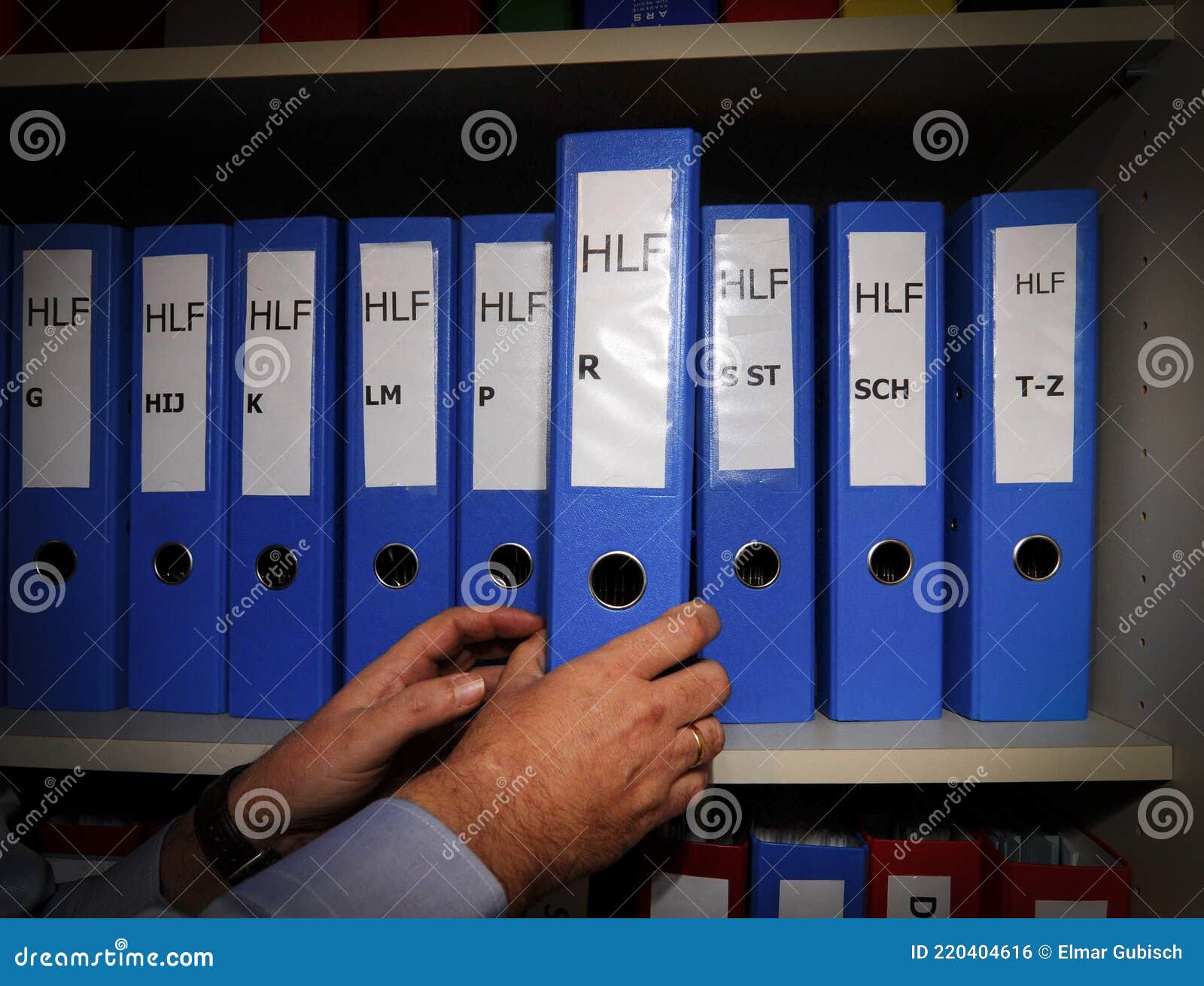 Files and Documents in the Archive Stock Photo - Image of economy ...