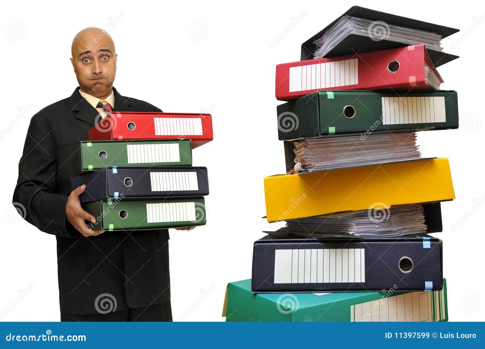 Files everywhere stock image. Image of pile, office, desperate - 11397599