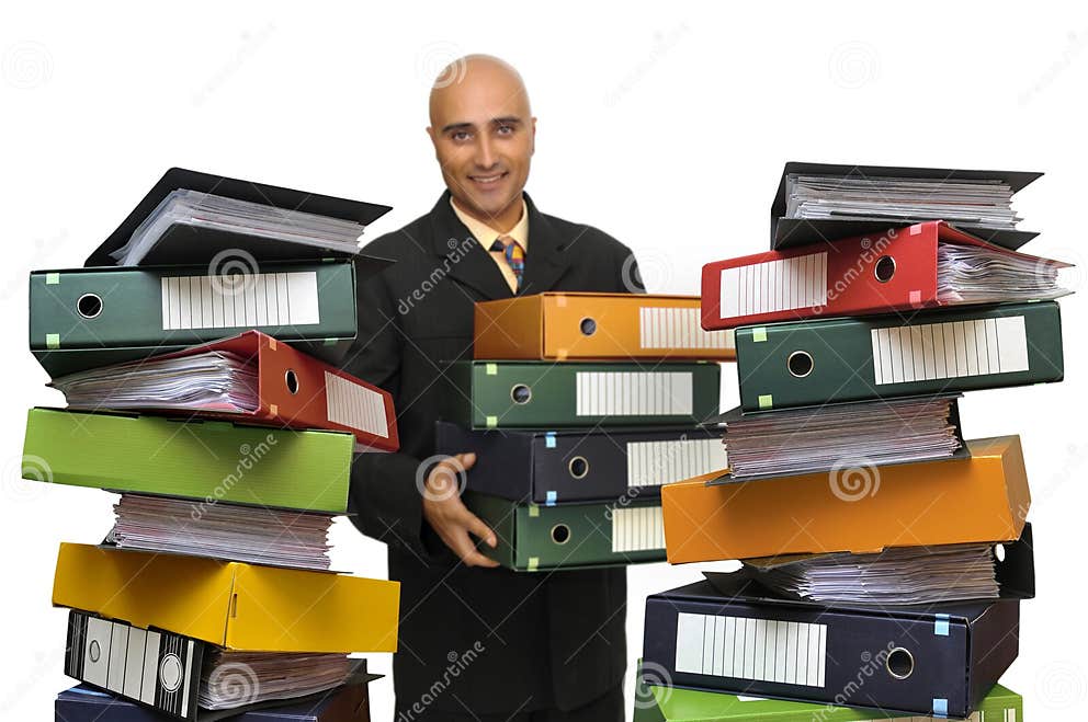 Files everywhere stock image. Image of paperwork, data - 11562551