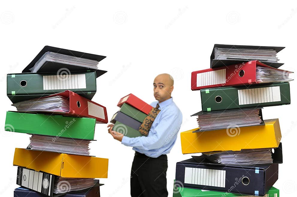 Files everywhere stock photo. Image of executive, order - 11962080