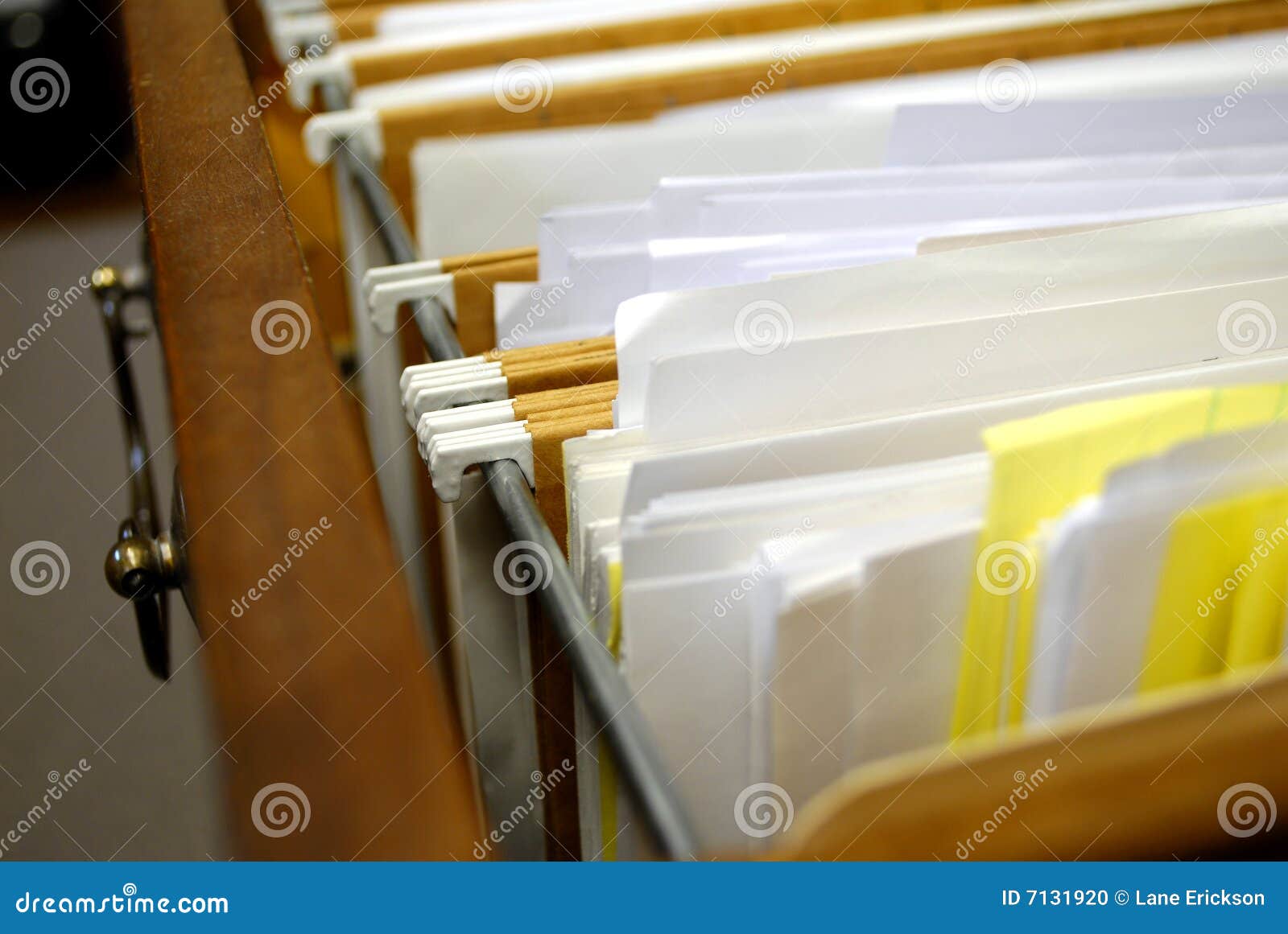 Files in File Drawer stock photo. Image of stacks, drawer - 7131920