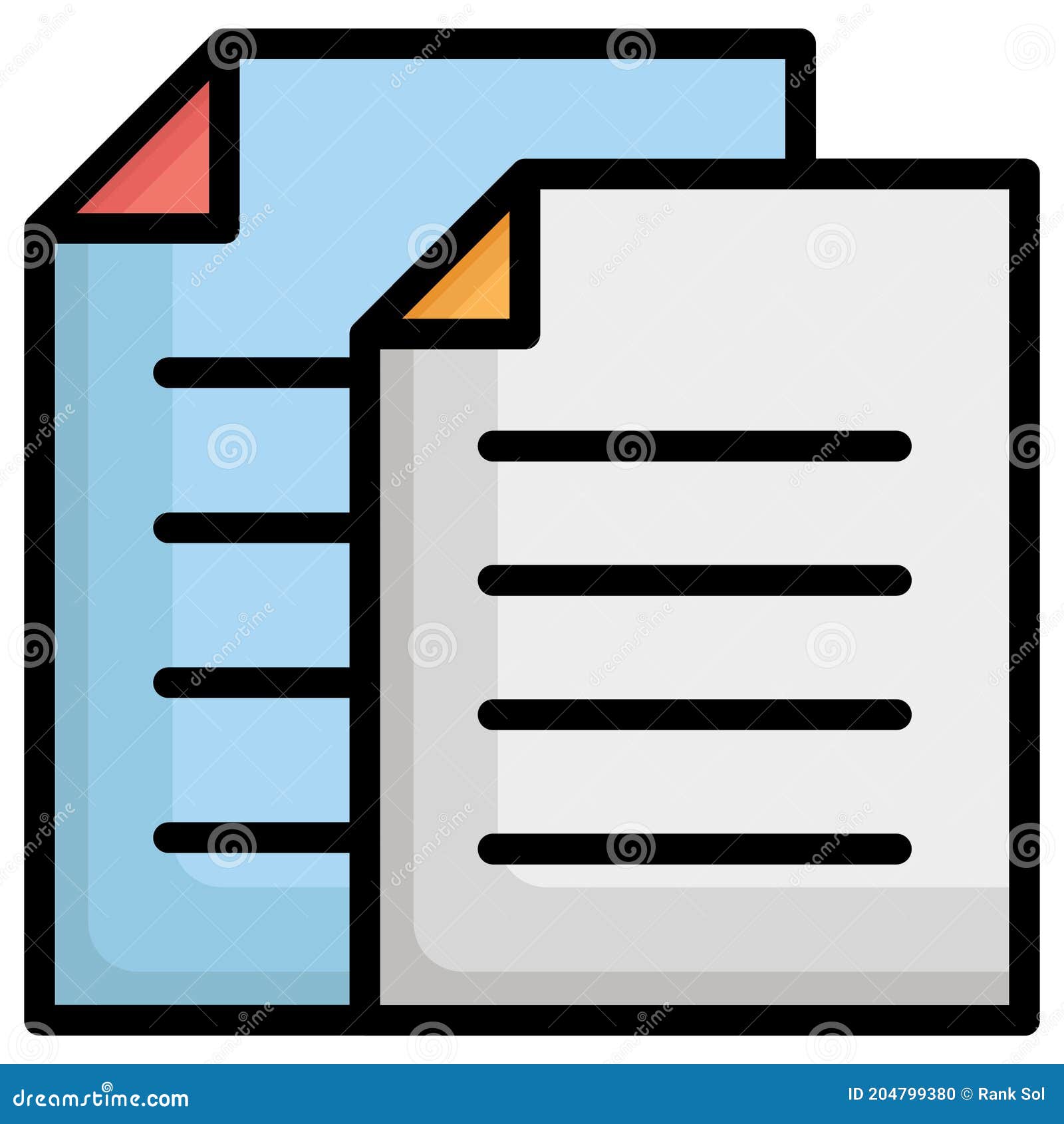 Files, Files Rack Vector Icon Which Can Easily Modify Stock Vector ...