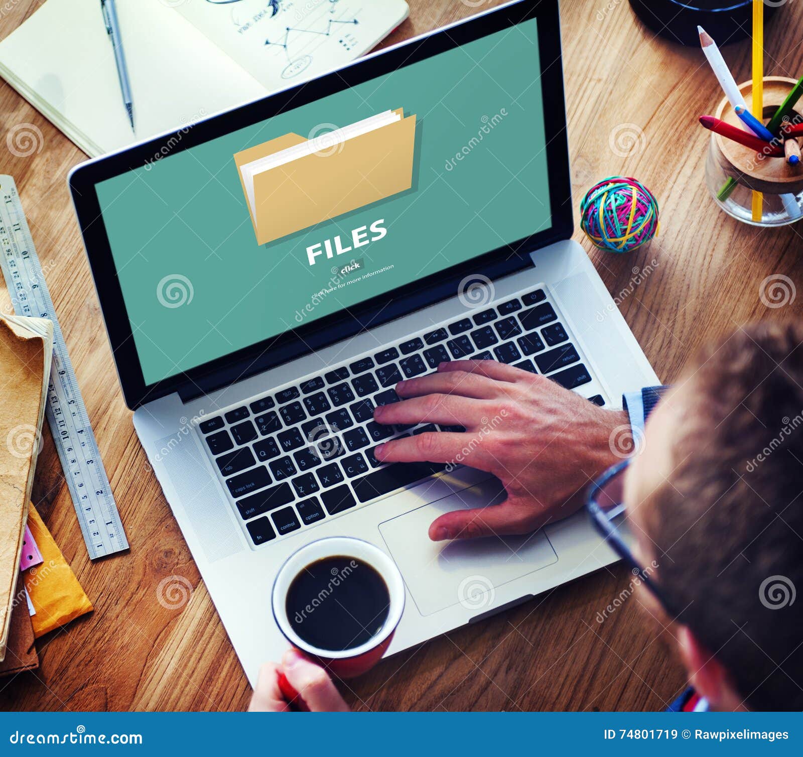Files Folder Data Document Storage Concept Stock Image - Image of ...