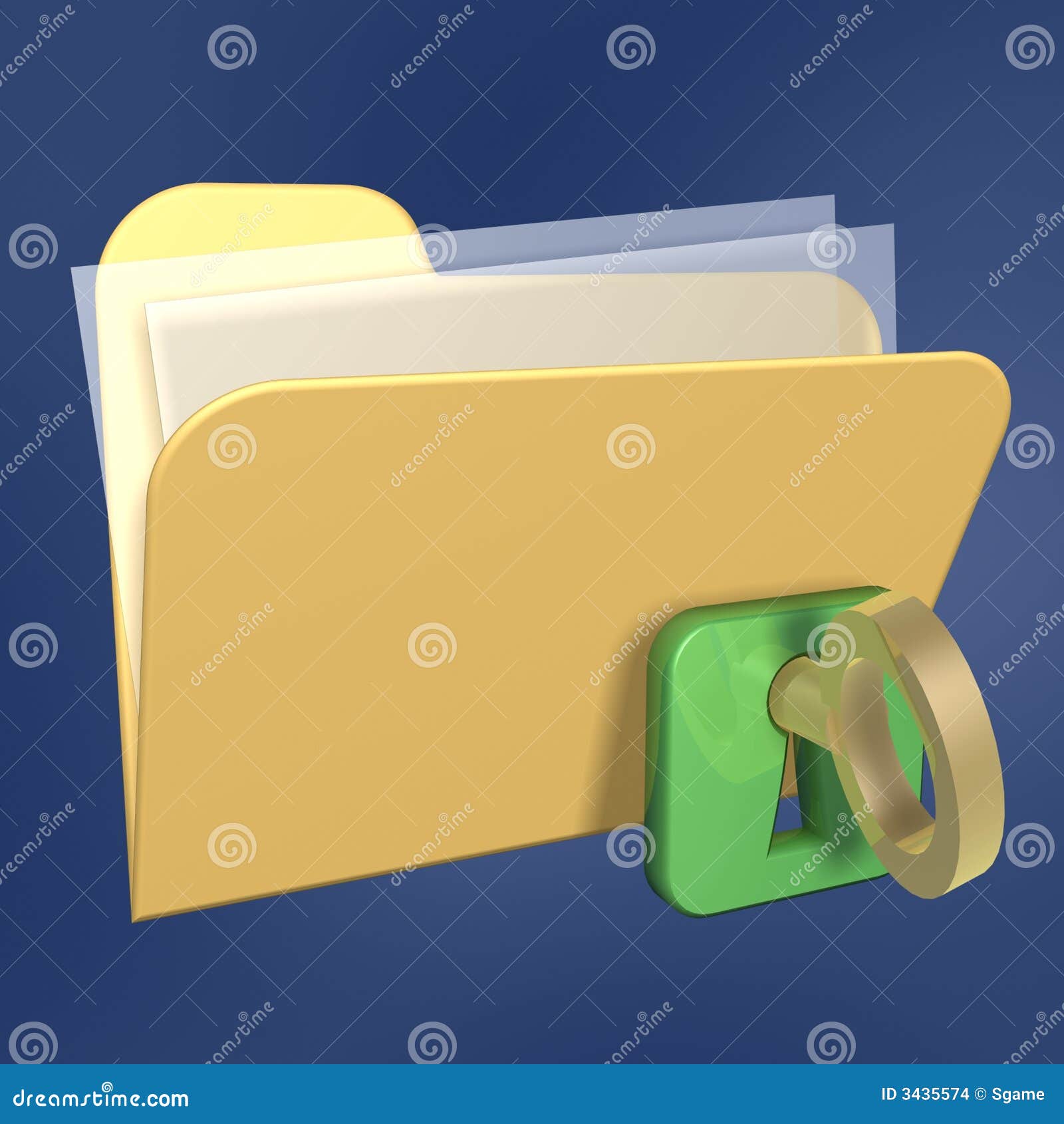 Files Folder Key Lock Clipart And Illustrations