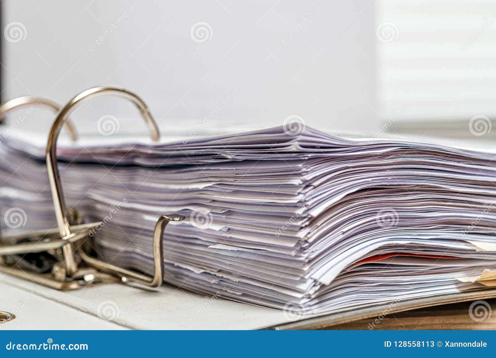 Files Folder on Office Desk Stock Image - Image of correspondence ...