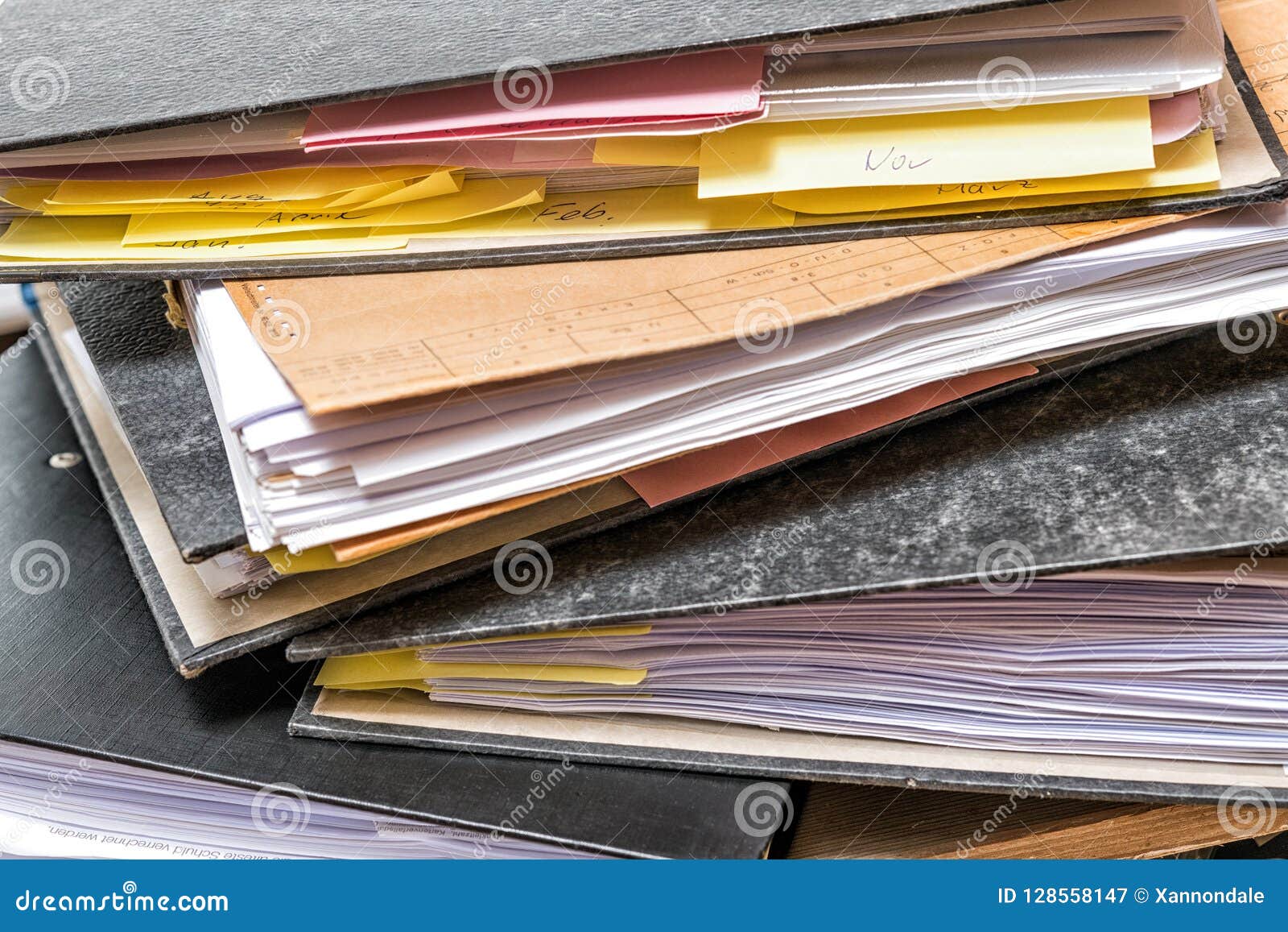 Old Files In Old Folder Royalty-Free Stock Photo | CartoonDealer.com ...