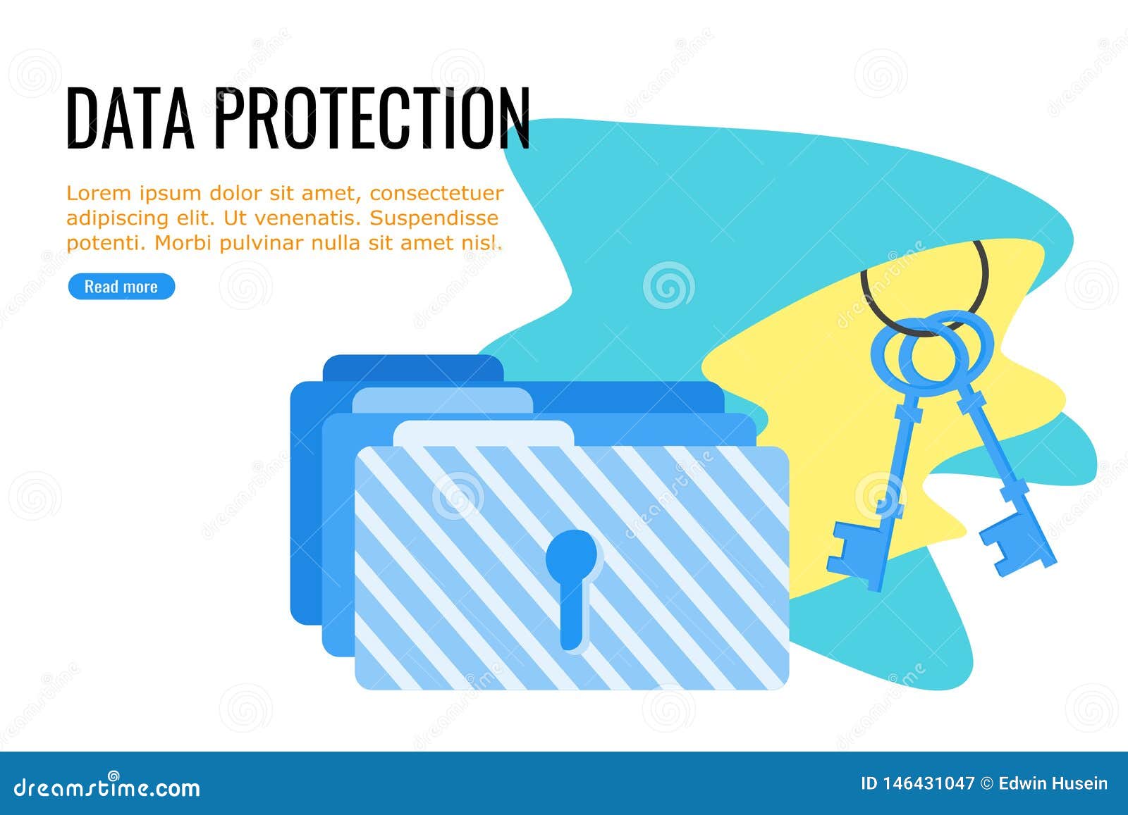 Files and Folder Protection Stock Vector - Illustration of imitation ...