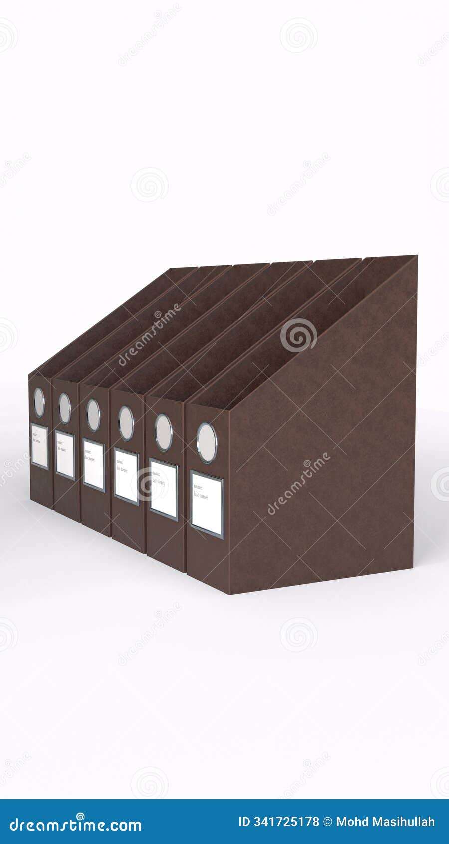 Files or Folder with White Background Stock Illustration - Illustration ...