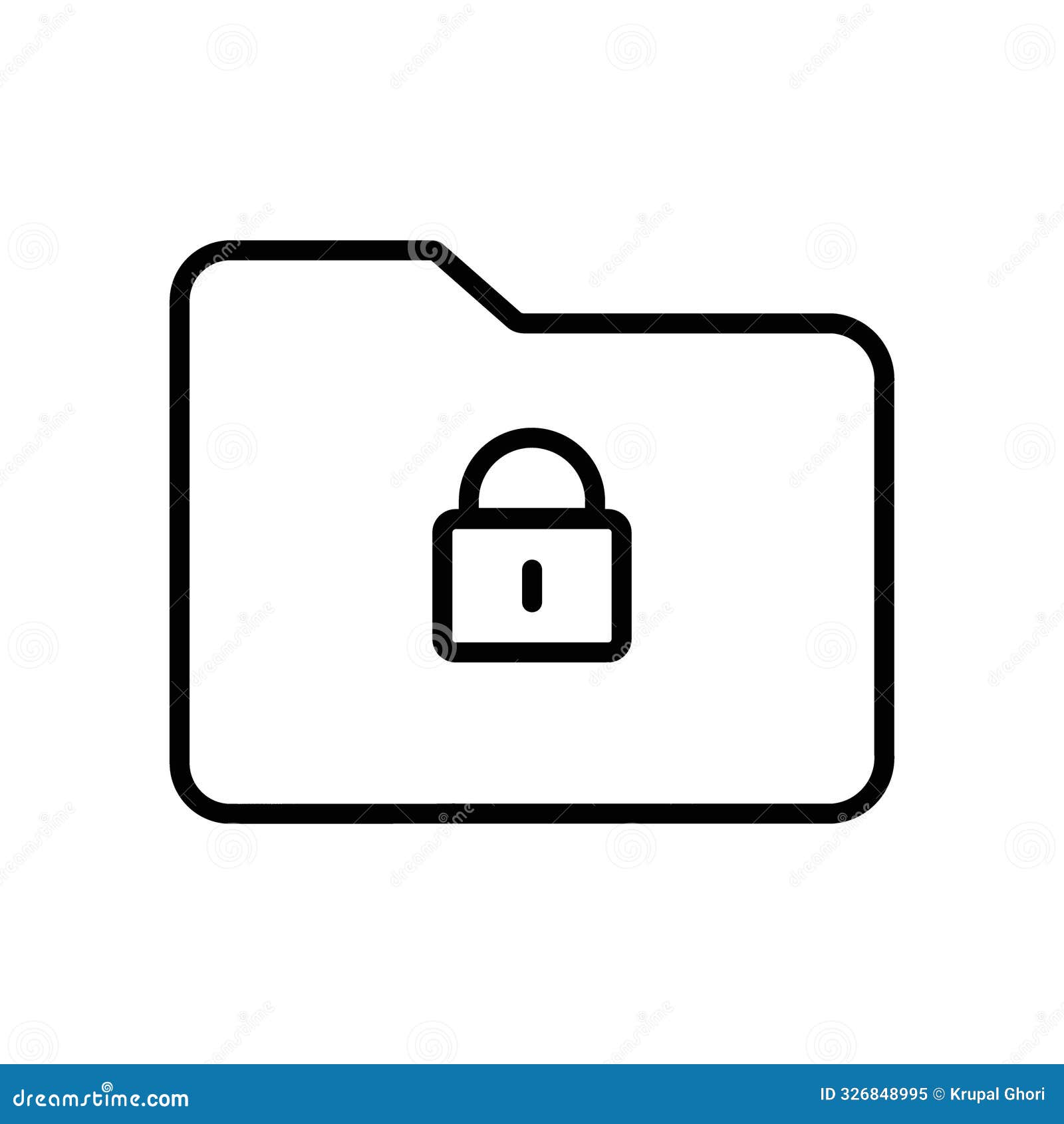 Files and Folders Security Icon, Great for Data Protection and it ...