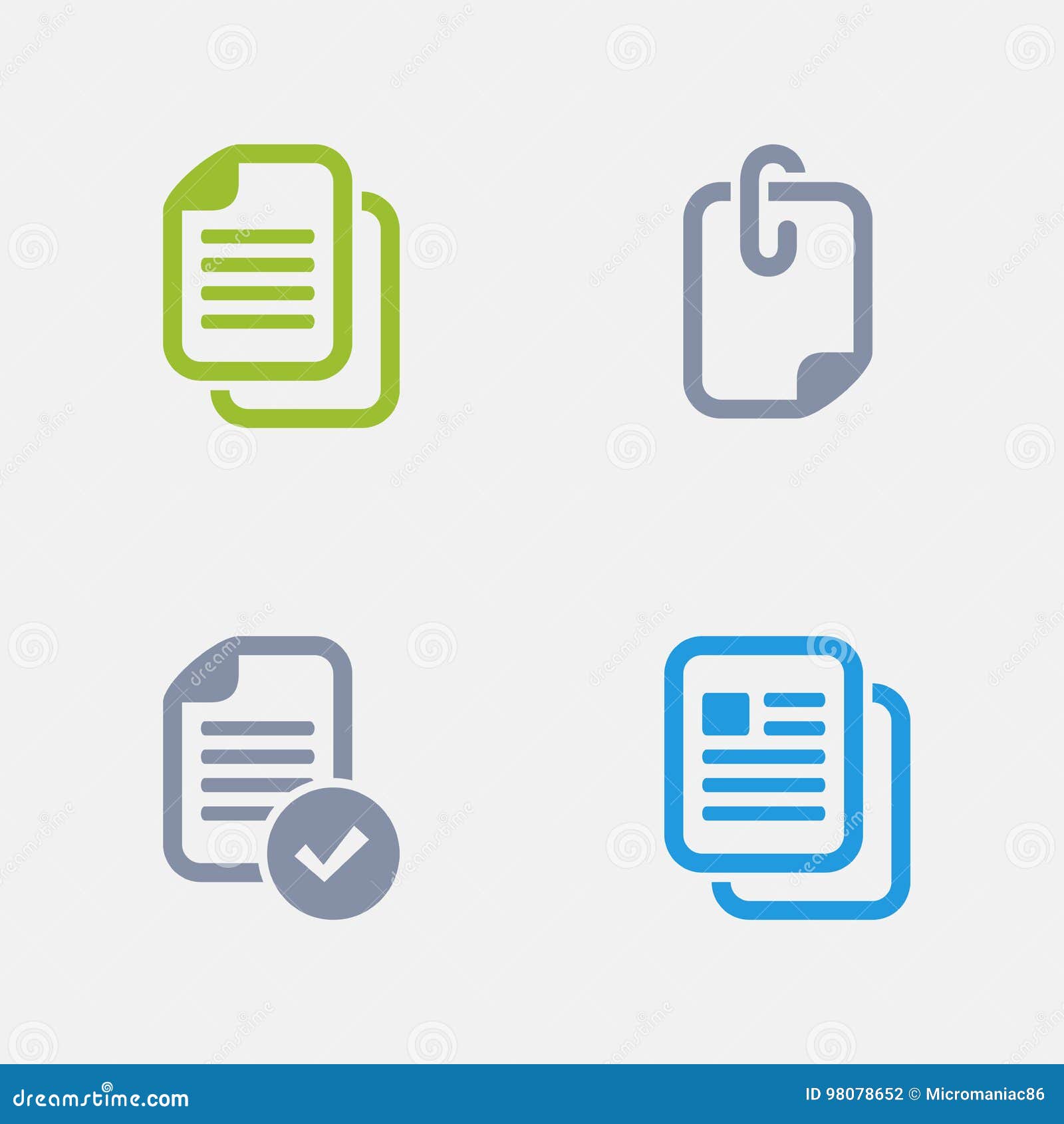 Files - Granite Icons stock vector. Illustration of text - 98078652