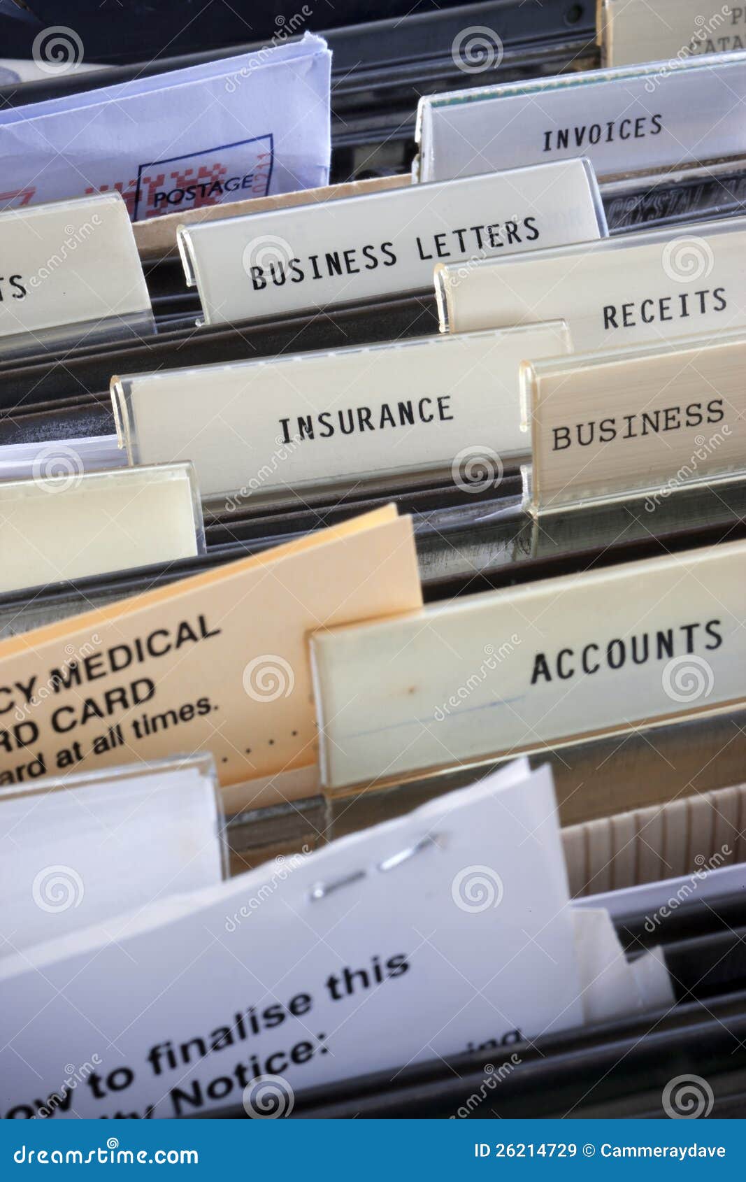 Files Insurance Business stock image. Image of invoices - 26214729