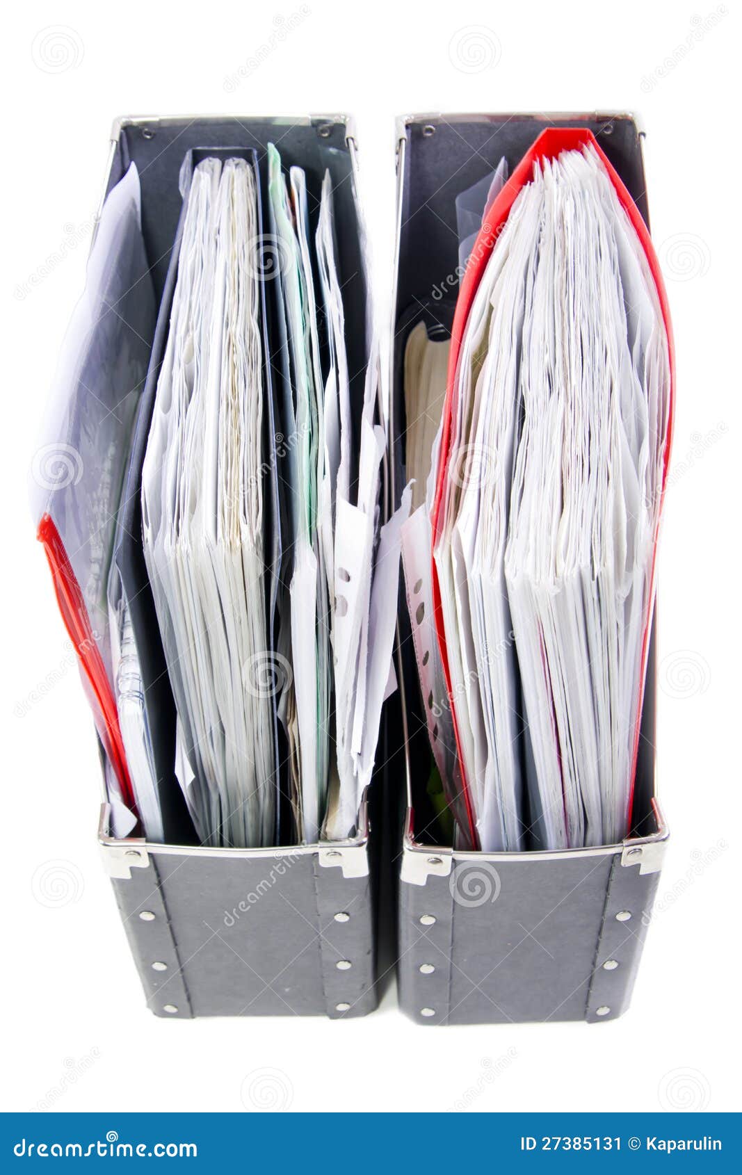 Files in the Office Folders Stock Image - Image of marker, archive ...