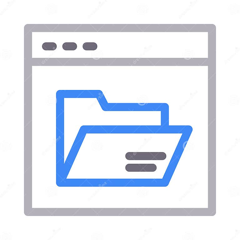 Files Page Glyph Flat Vector Icon Stock Vector - Illustration of pack ...