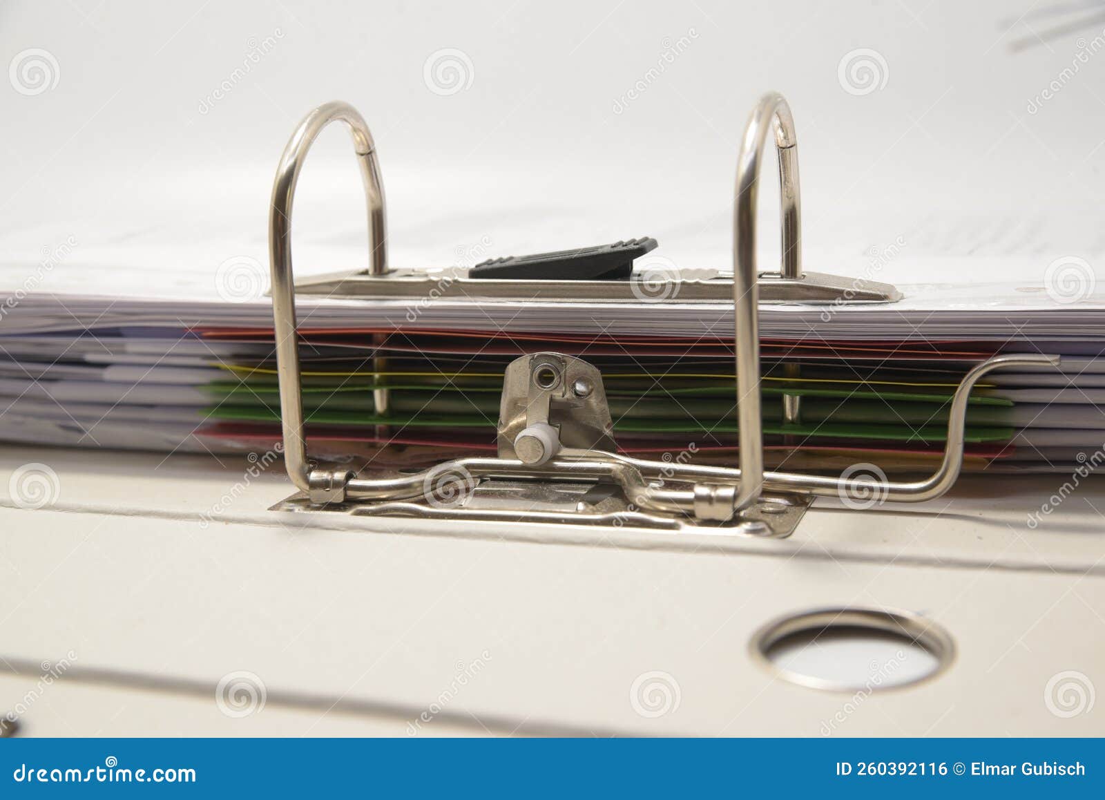Files and Paperwork in the Administration Stock Photo - Image of ...