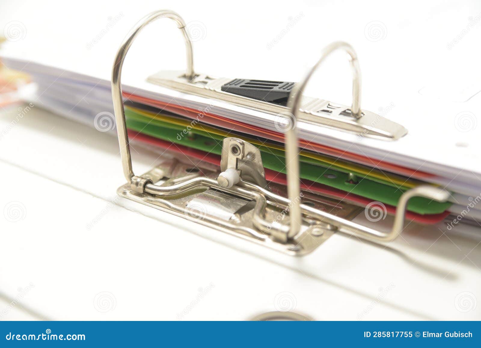 Files and Paperwork in the Administration Stock Image - Image of ...