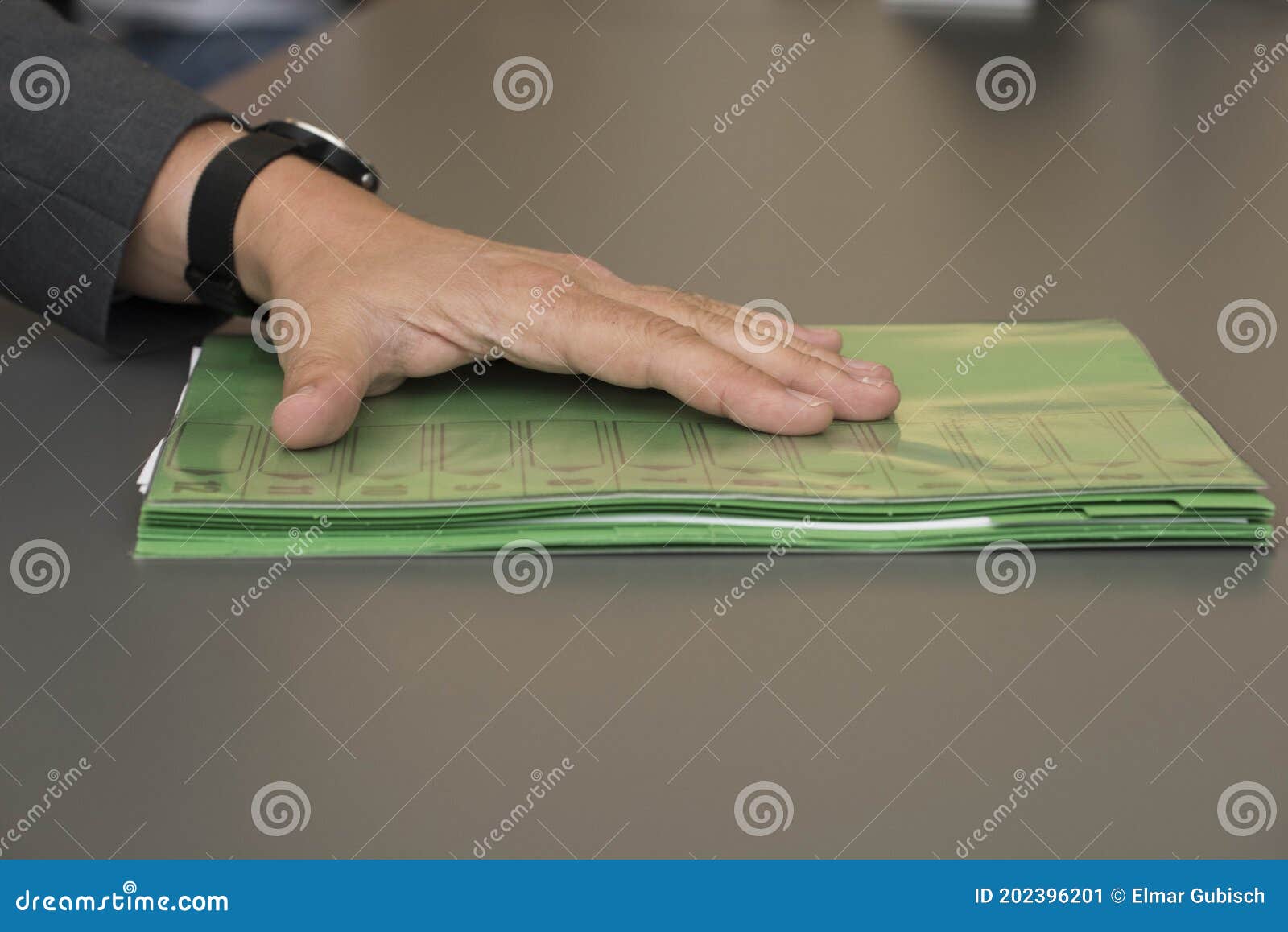 Office Administration In-tray Aka In Tray Isolated Over White Royalty ...