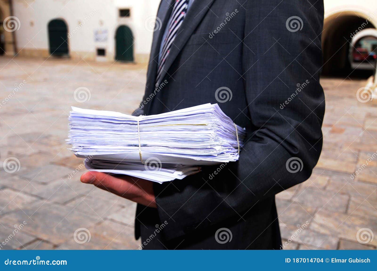 Files and Paperwork in the Administration Stock Photo - Image of manage ...