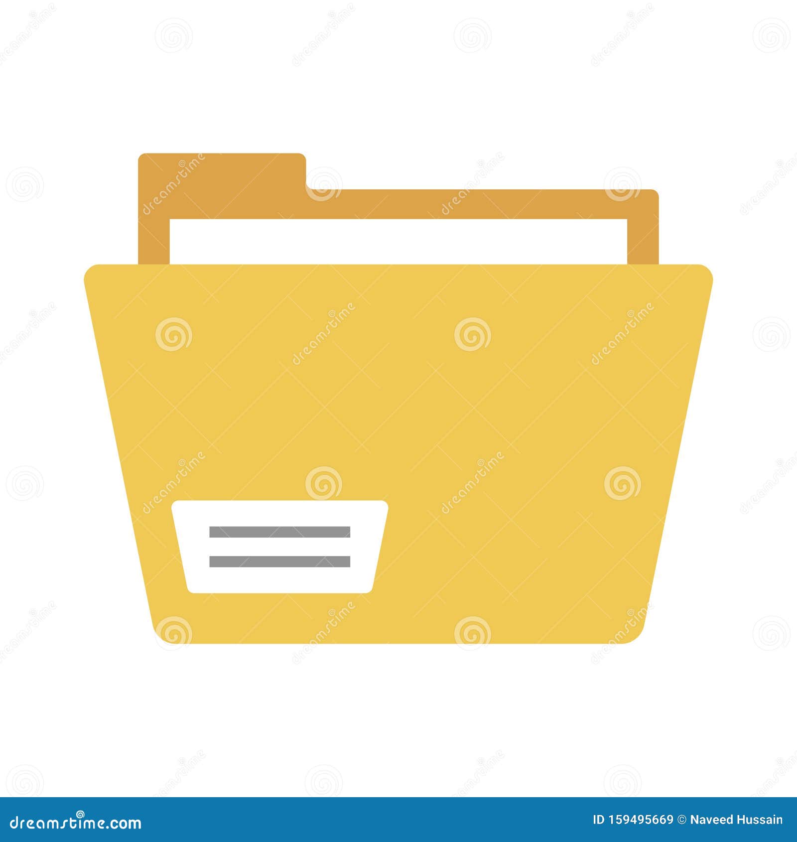 Files Reception Vector Flat Icon Stock Vector - Illustration of flat ...