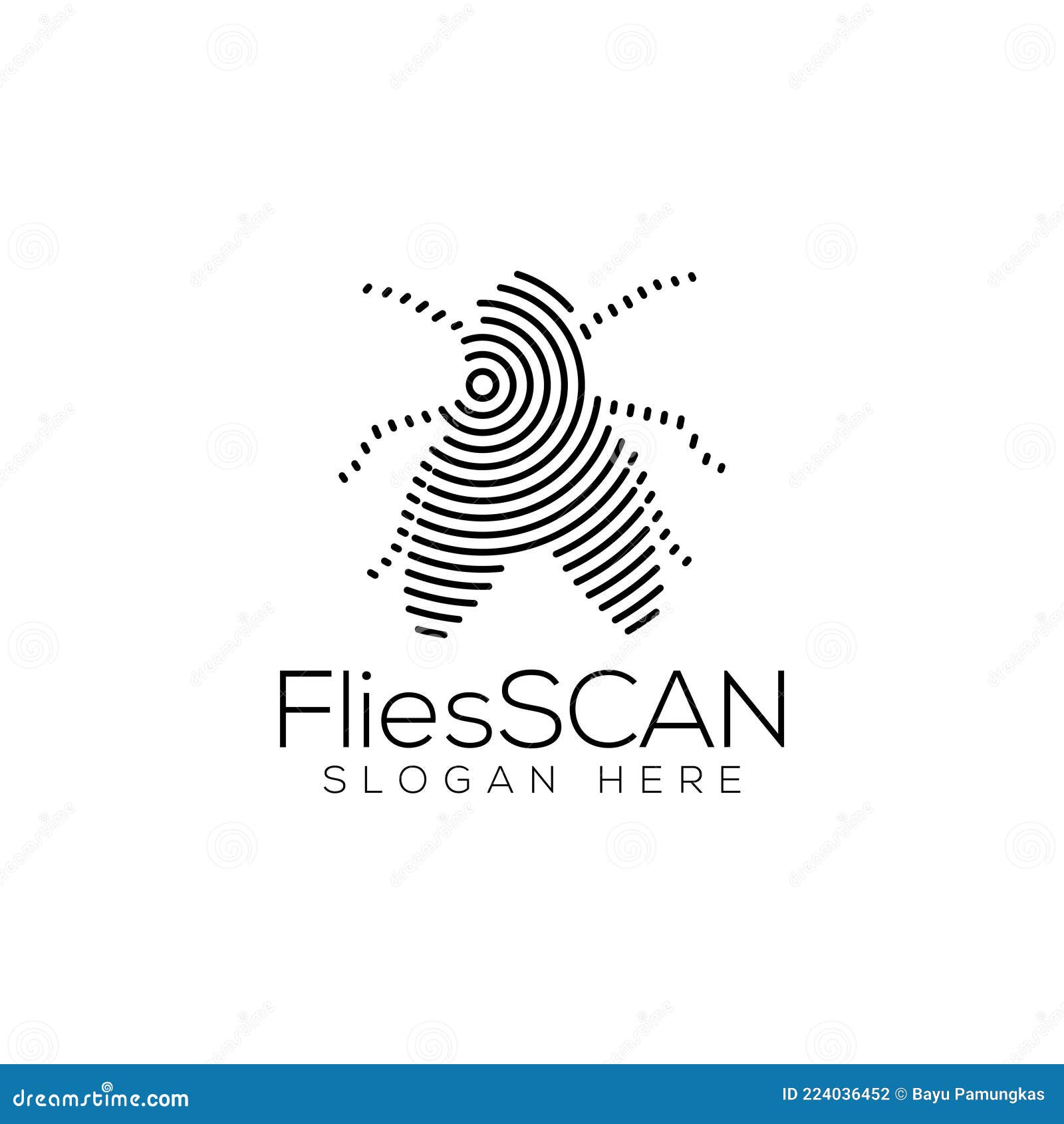 Files Scan Technology Logo Vector Element. Animal Technology Logo ...
