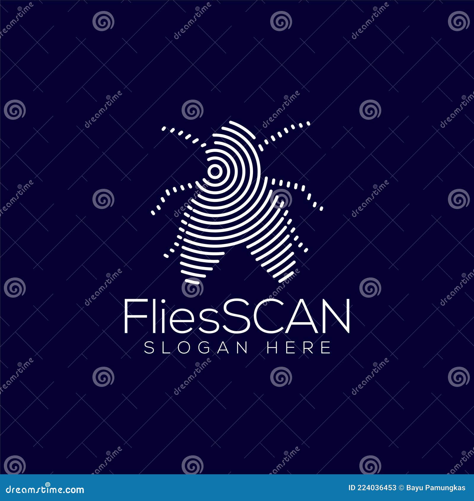 Files Scan Technology Logo Vector Element. Animal Technology Logo ...