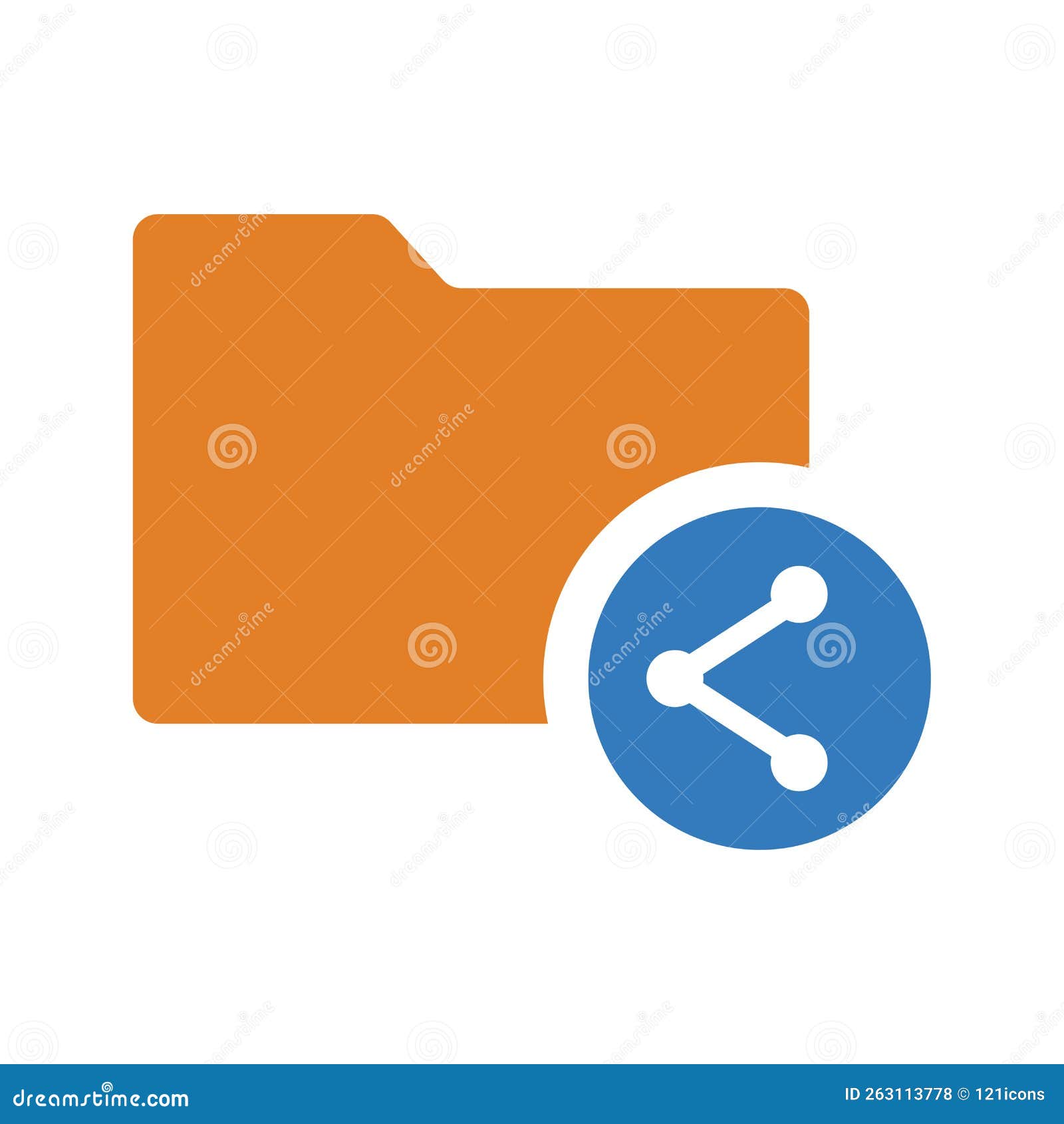 Files Sharing icon stock illustration. Illustration of communication ...