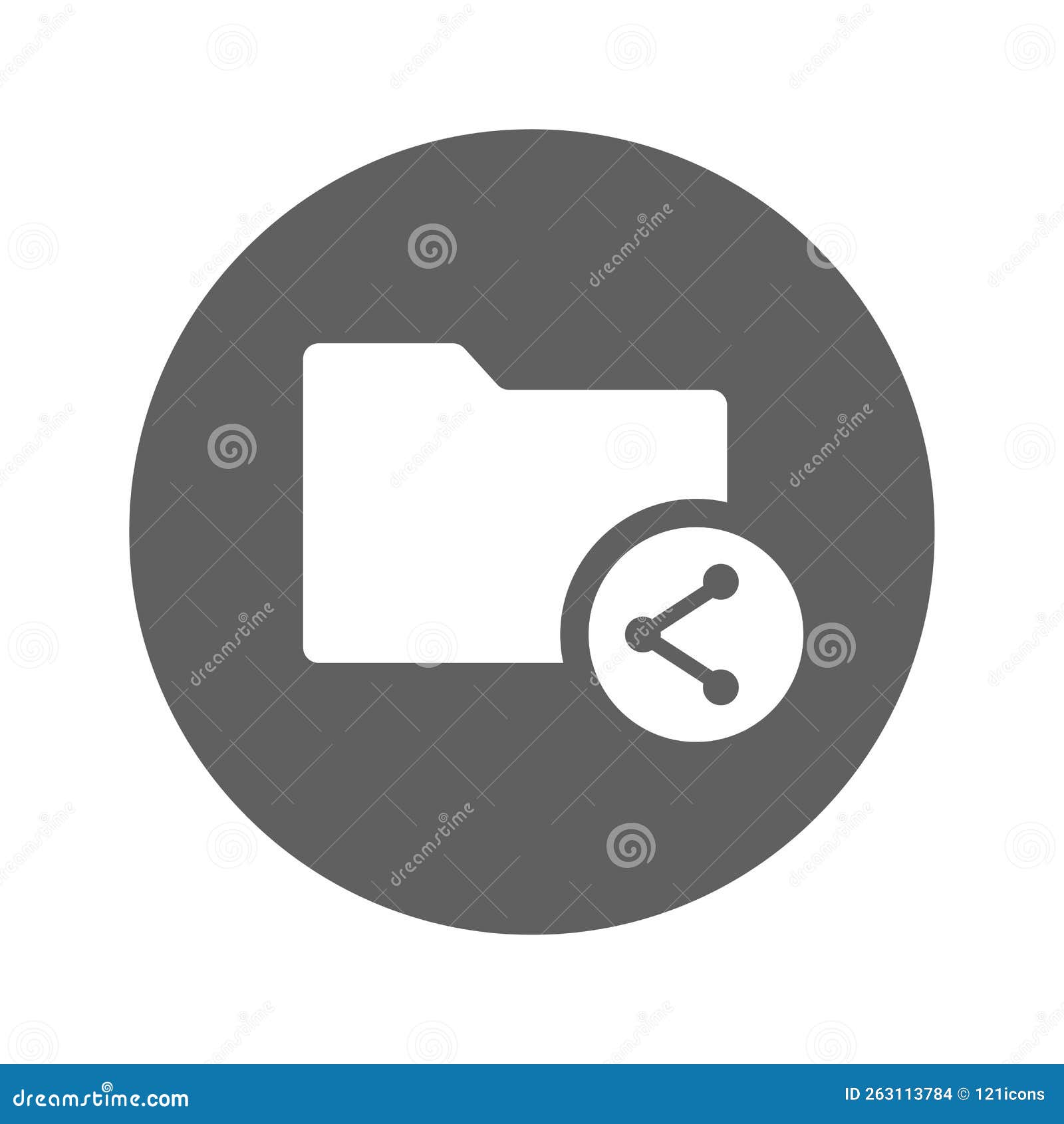Files Sharing Icon. Gray Vector Graphics Stock Illustration ...