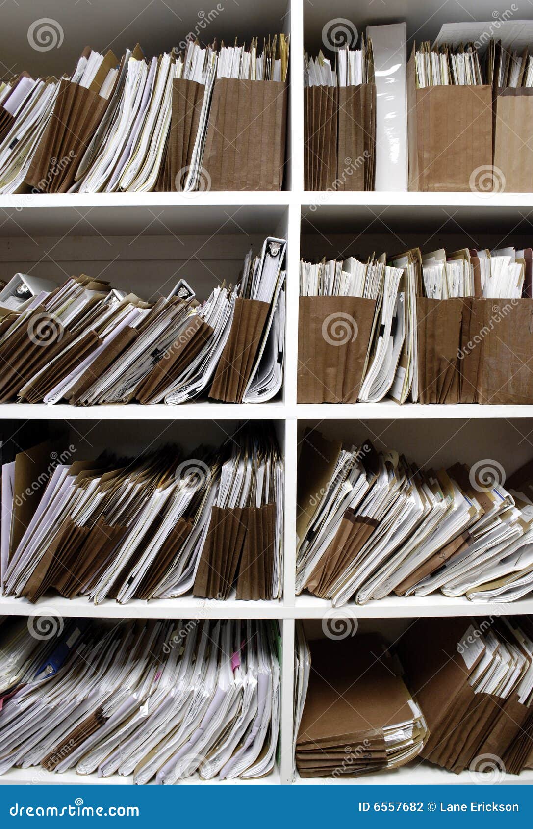 Files on Shelf stock photo. Image of boxes, full, organized - 6557682