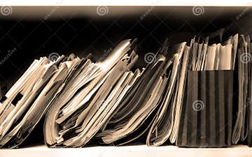 Files on Shelf stock photo. Image of black, organized - 8832566