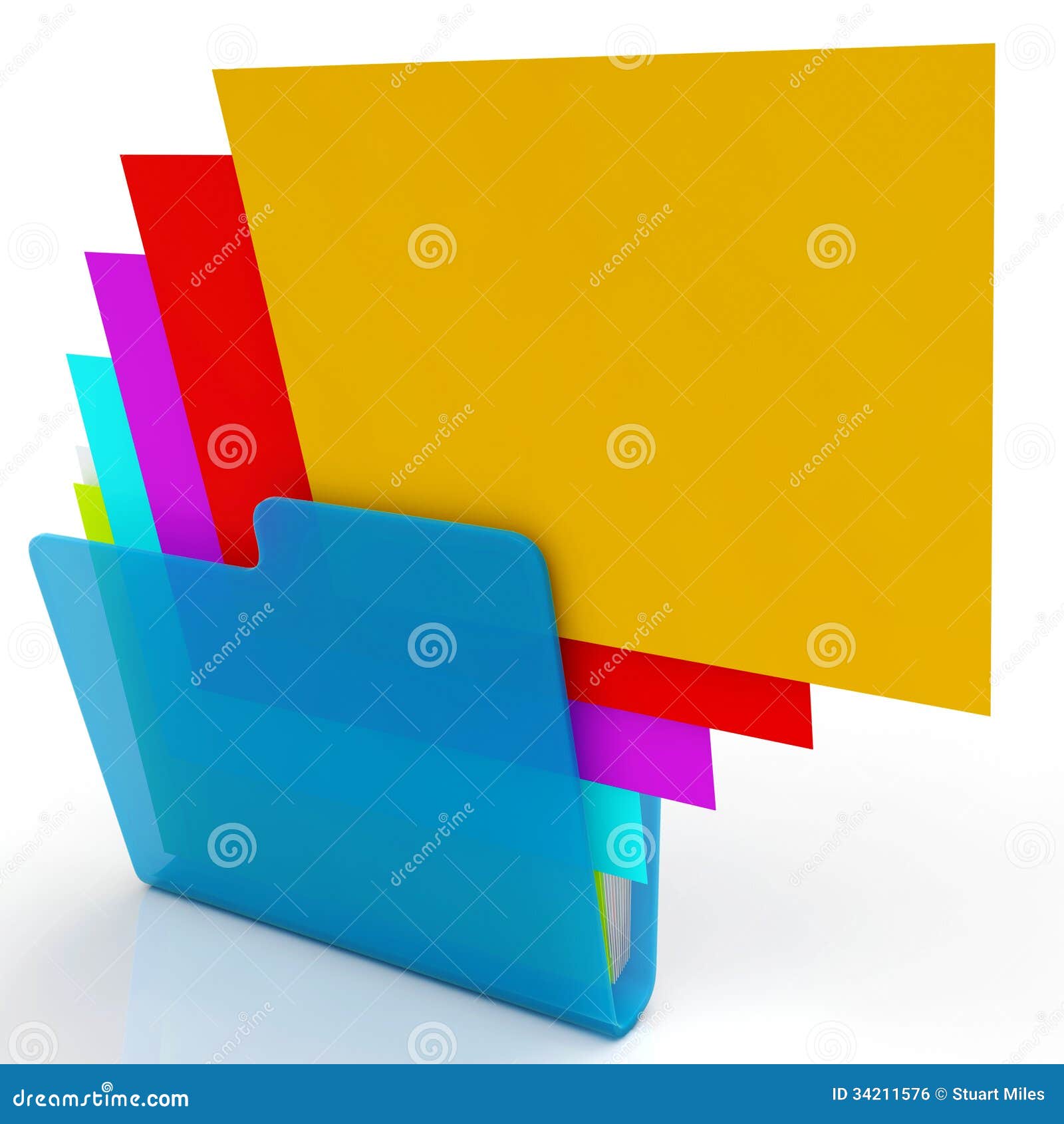 Files Shows Organizing and Paperwork Stock Illustration - Illustration ...